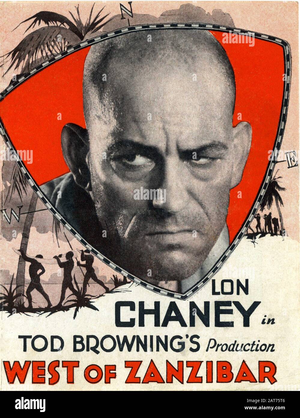 LON CHANEY in WEST OF ZANZIBAR 1928 director TOD BROWNING Silent Movie ...