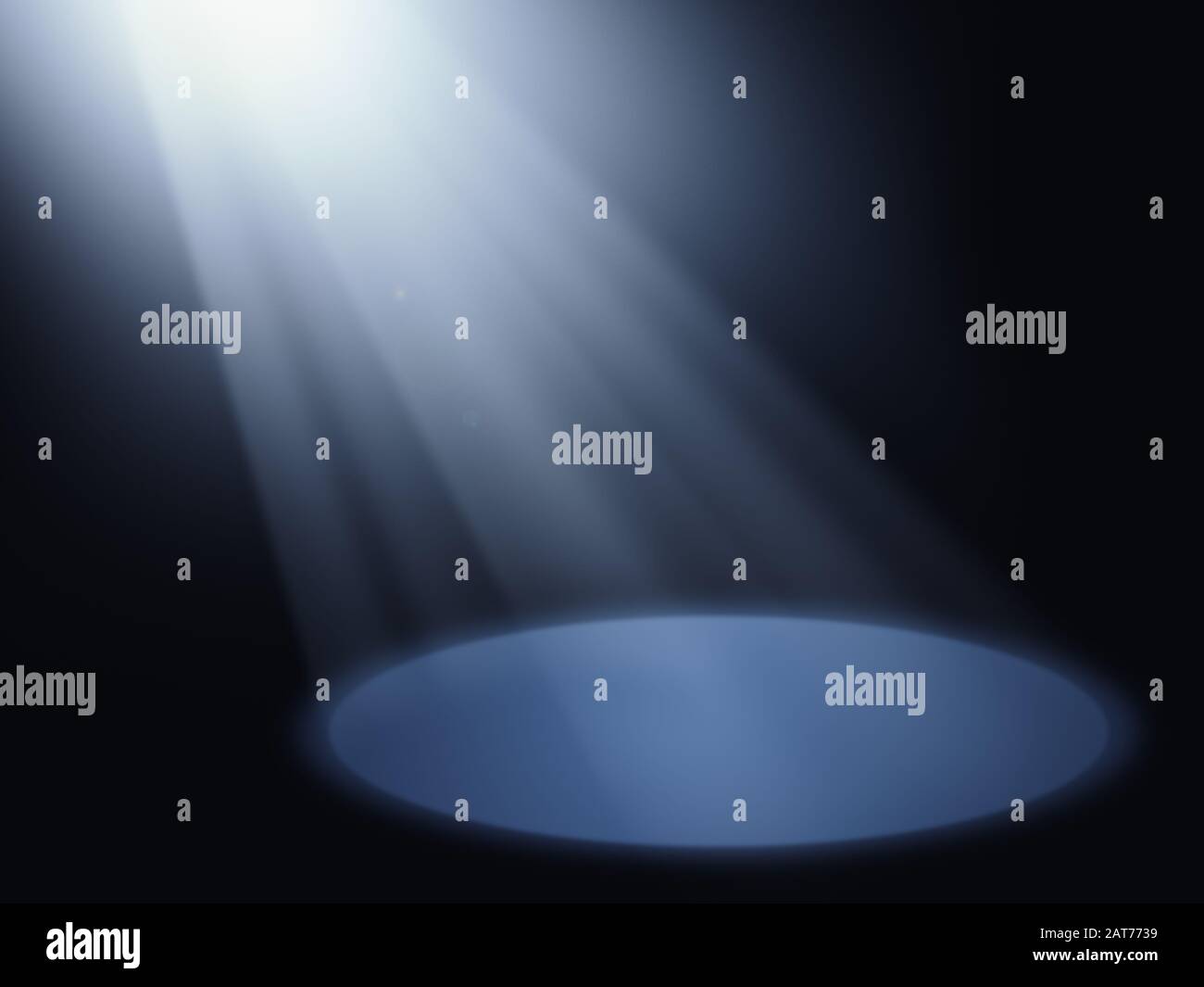 Bright ray of light illuminating a bit of dark scene Stock Photo - Alamy