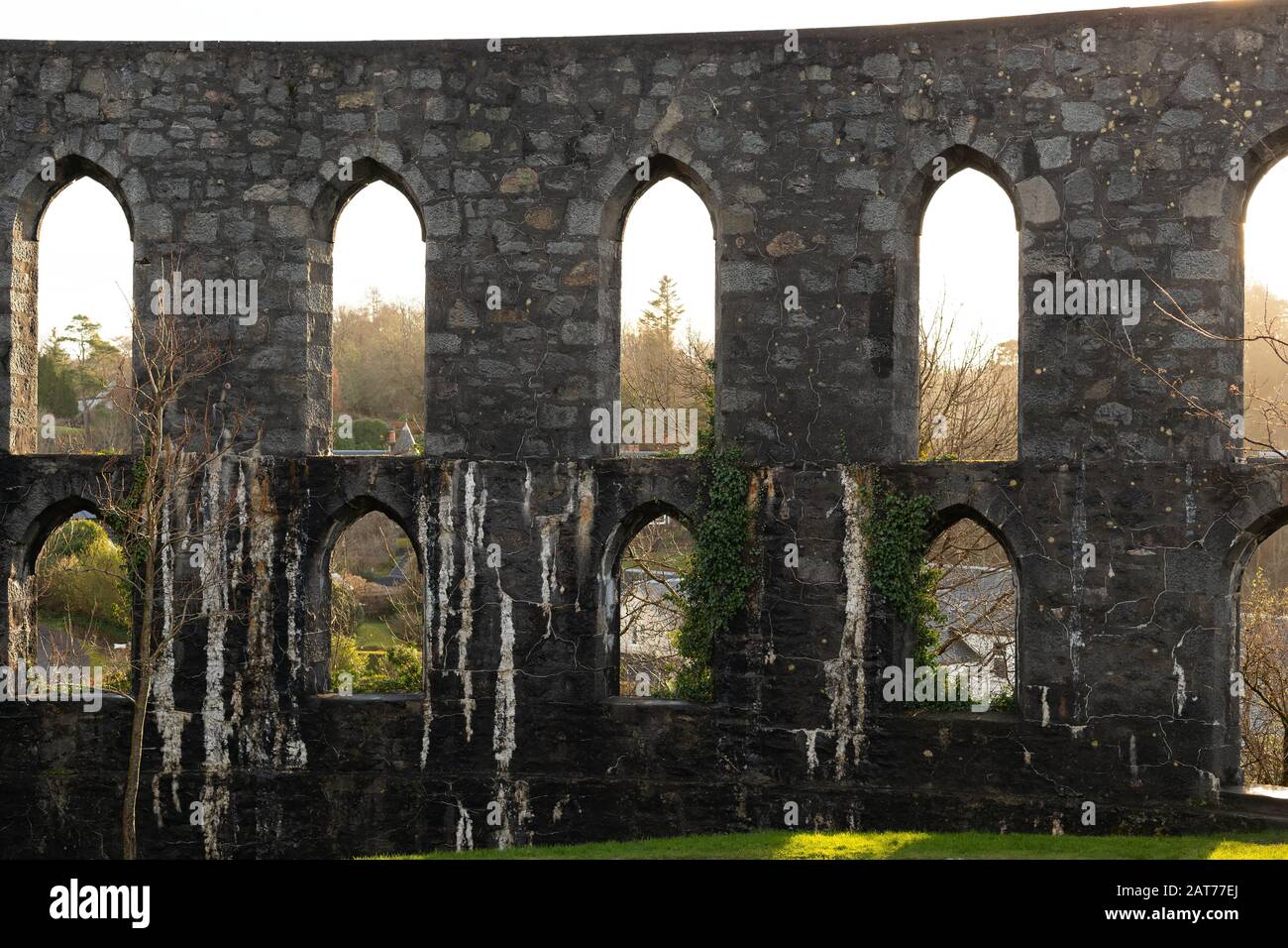 Picture of the McCaig's Tower in Oban in Scotland Stock Photo - Alamy