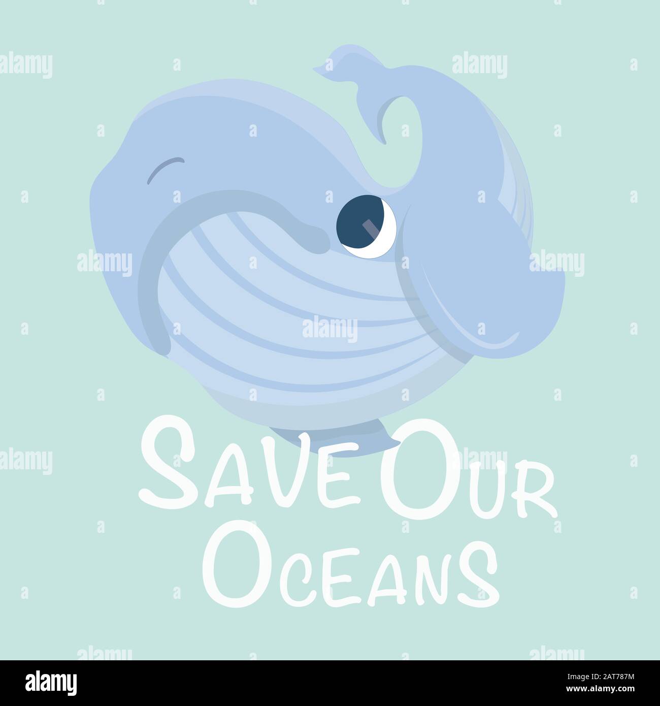 Save our Oceans. Vector Ecology card Stock Vector Image & Art - Alamy