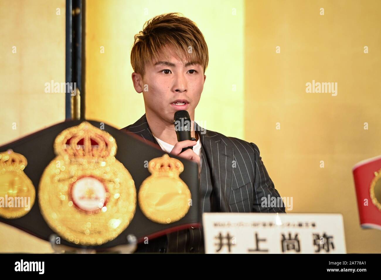 Tokyo, Japan. 31st Jan, 2020. Japan's boxer Naoya Inoue, WBA Super ...