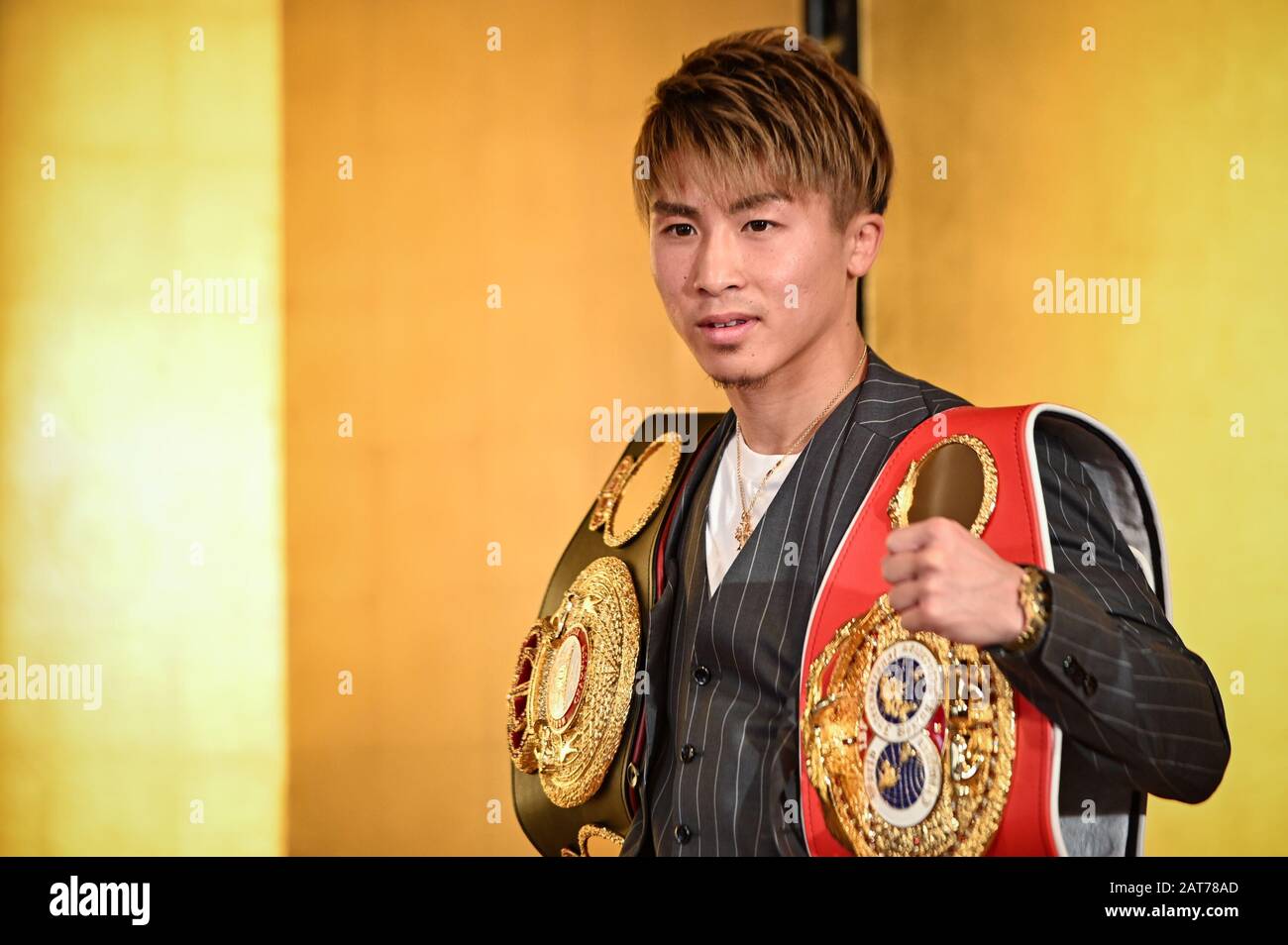 Tokyo, Japan. 31st Jan, 2020. Japan's boxer Naoya Inoue, WBA Super ...