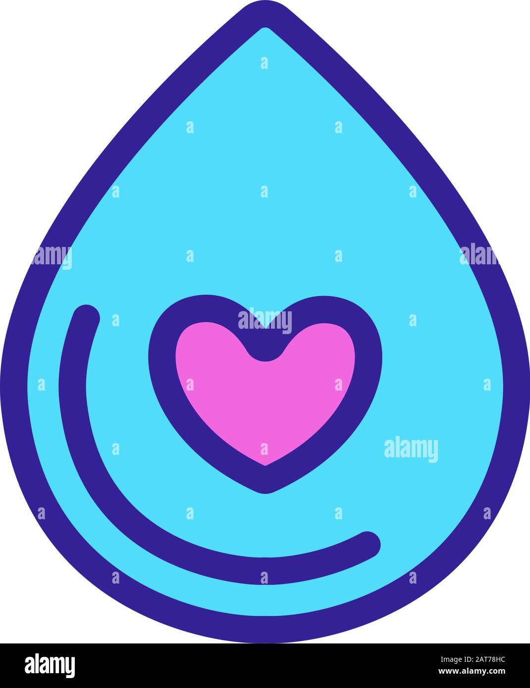 water shortage icon vector. Isolated contour symbol illustration Stock ...