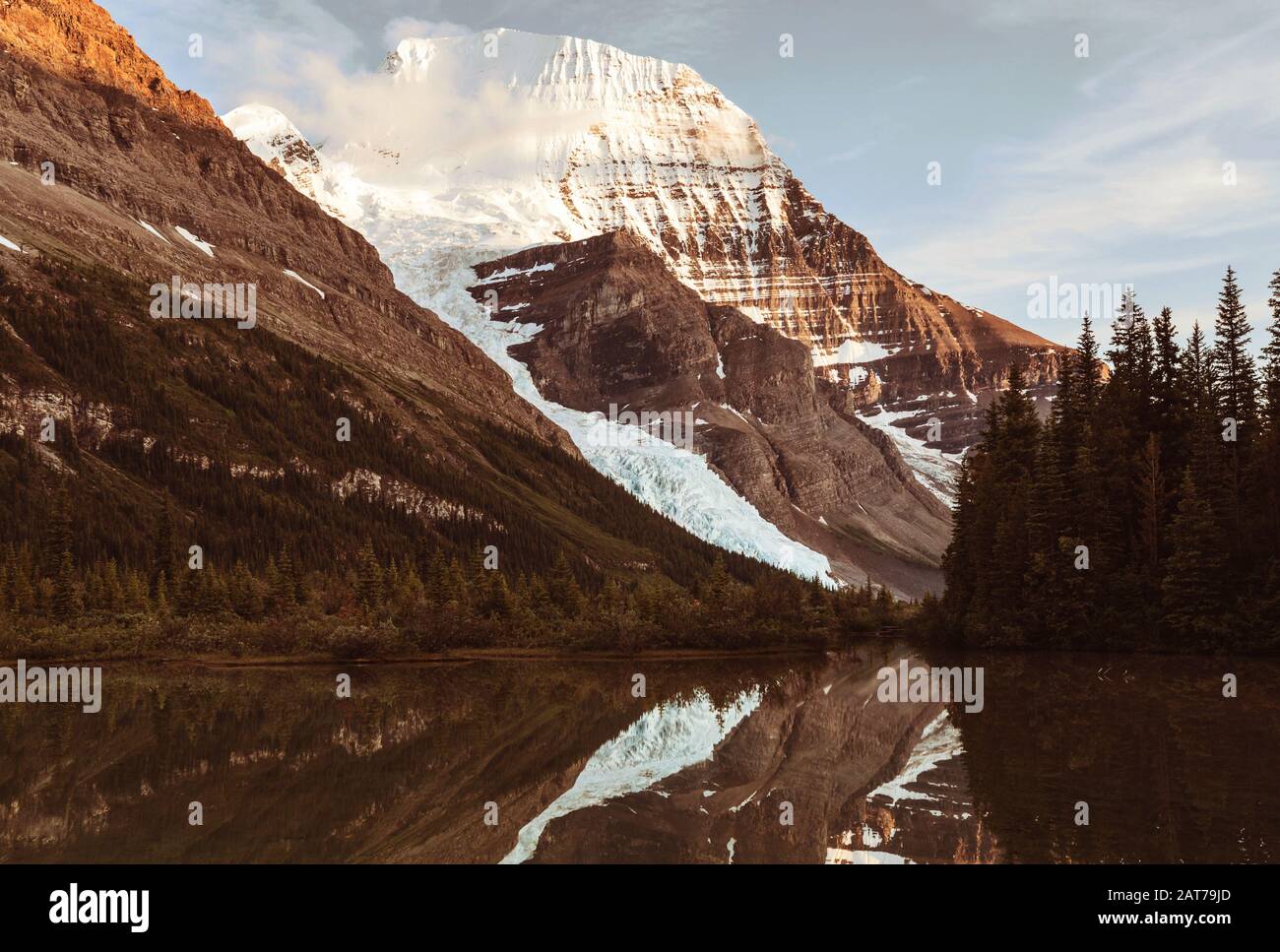 Beautiful Mount Robson in summer season, Canada Stock Photo - Alamy