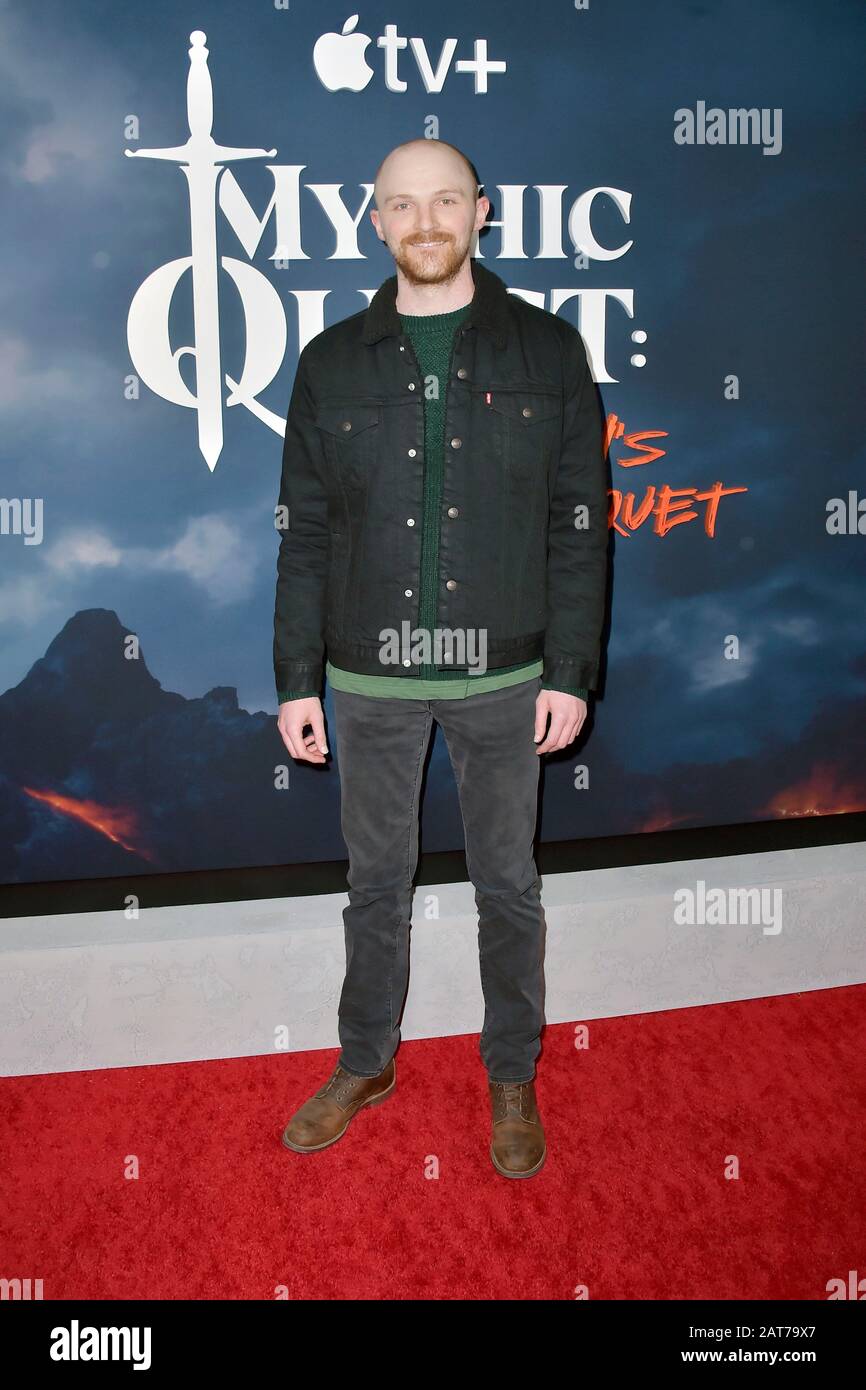 Los Angeles, USA. 29th Jan, 2020. Ben Steiner at the premiere of the ...