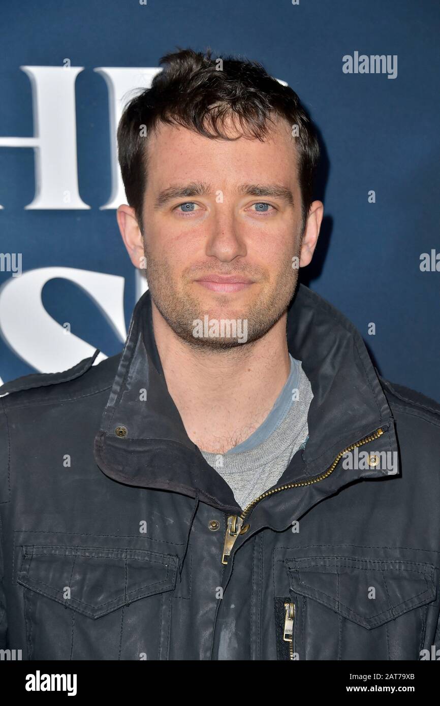 Los Angeles, USA. 29th Jan, 2020. Aaron Geary at the premiere of the ...