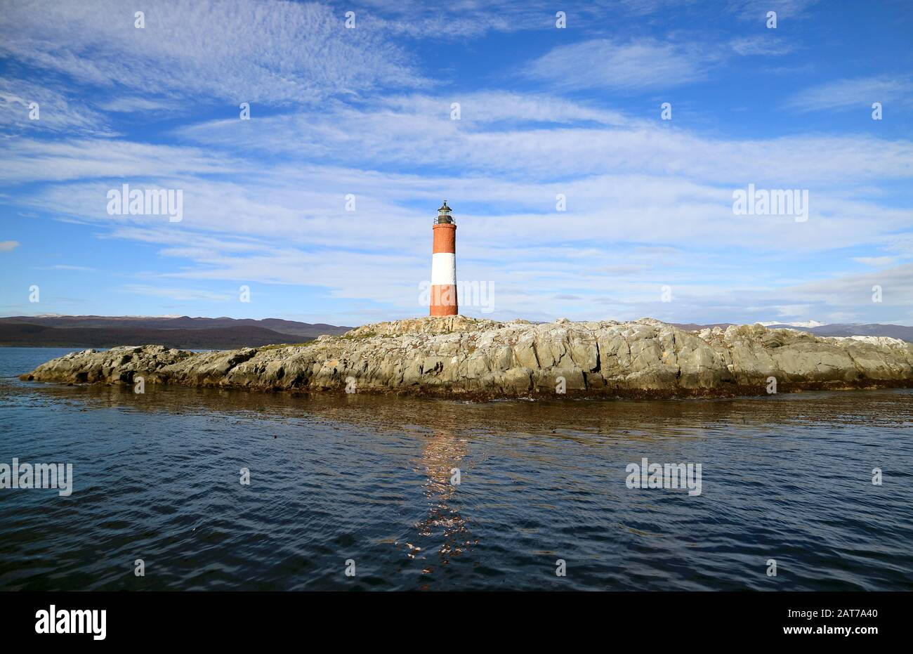 Les Eclaireurs lighthouse, the iconic landmark on a rocky island of ...