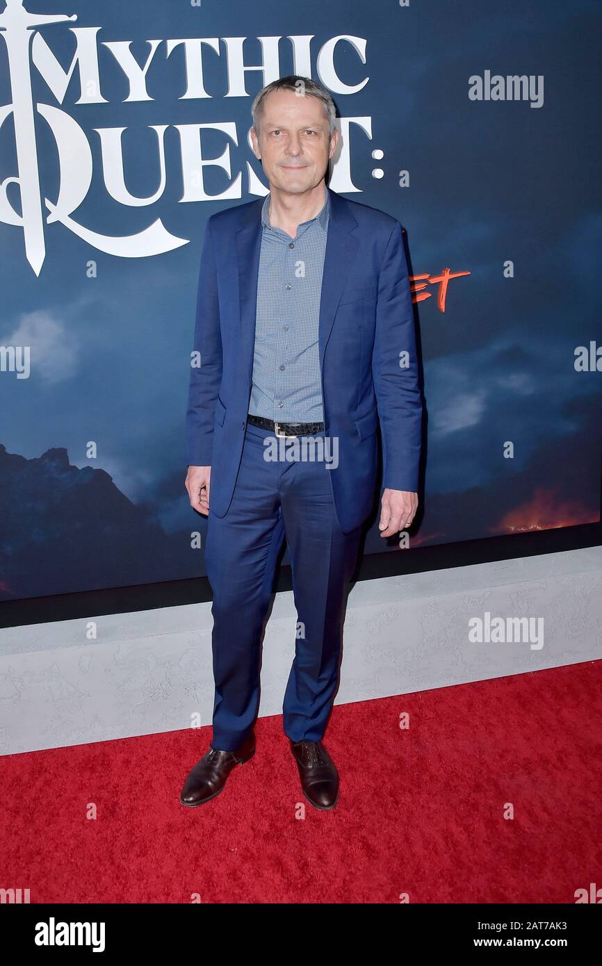 Gerard Guillemot at the premiere of the Apple TV + series 'Mythic Quest ...