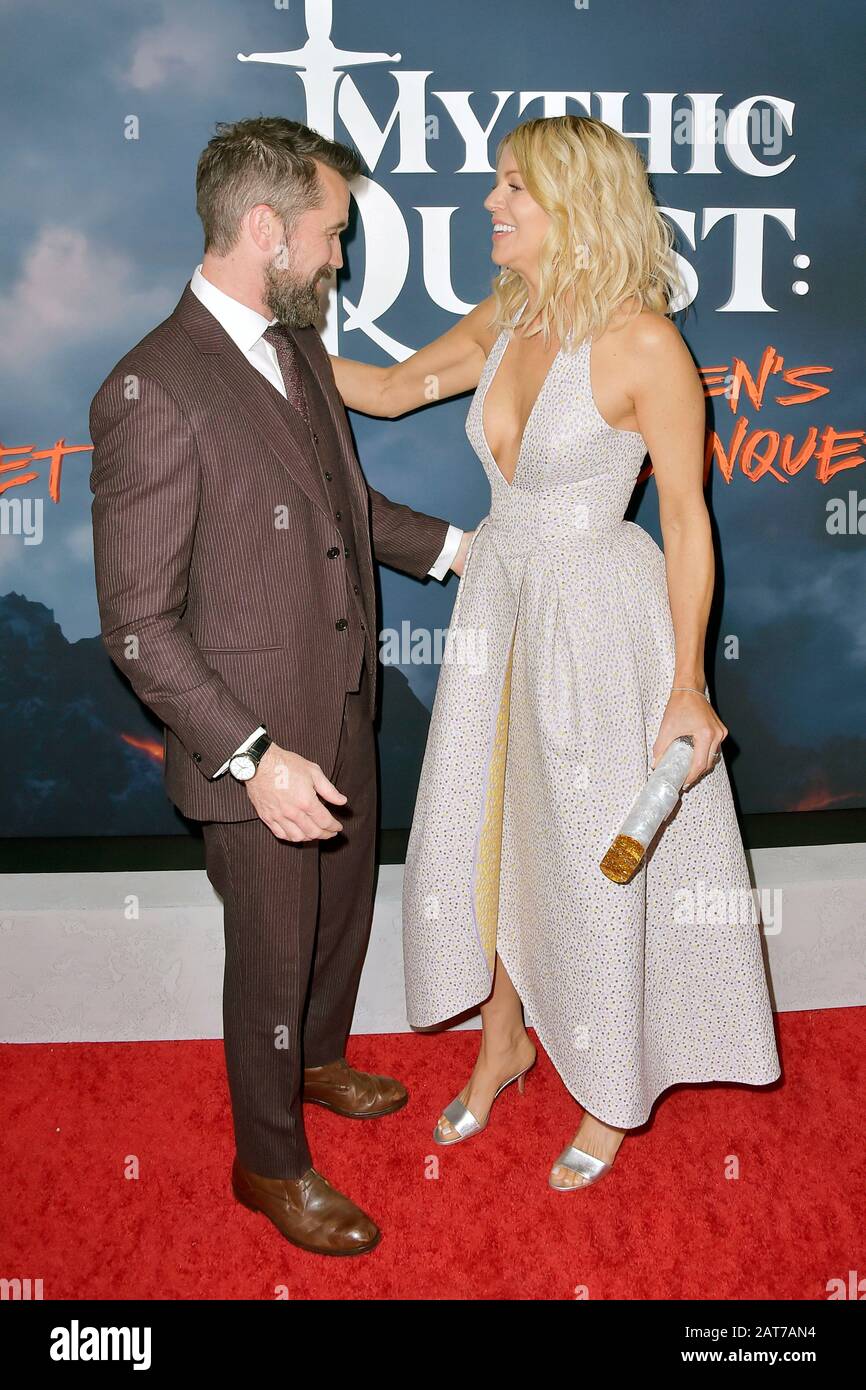 Los Angeles, USA. 29th Jan, 2020. Rob McElhenney and Kaitlin Olson at ...