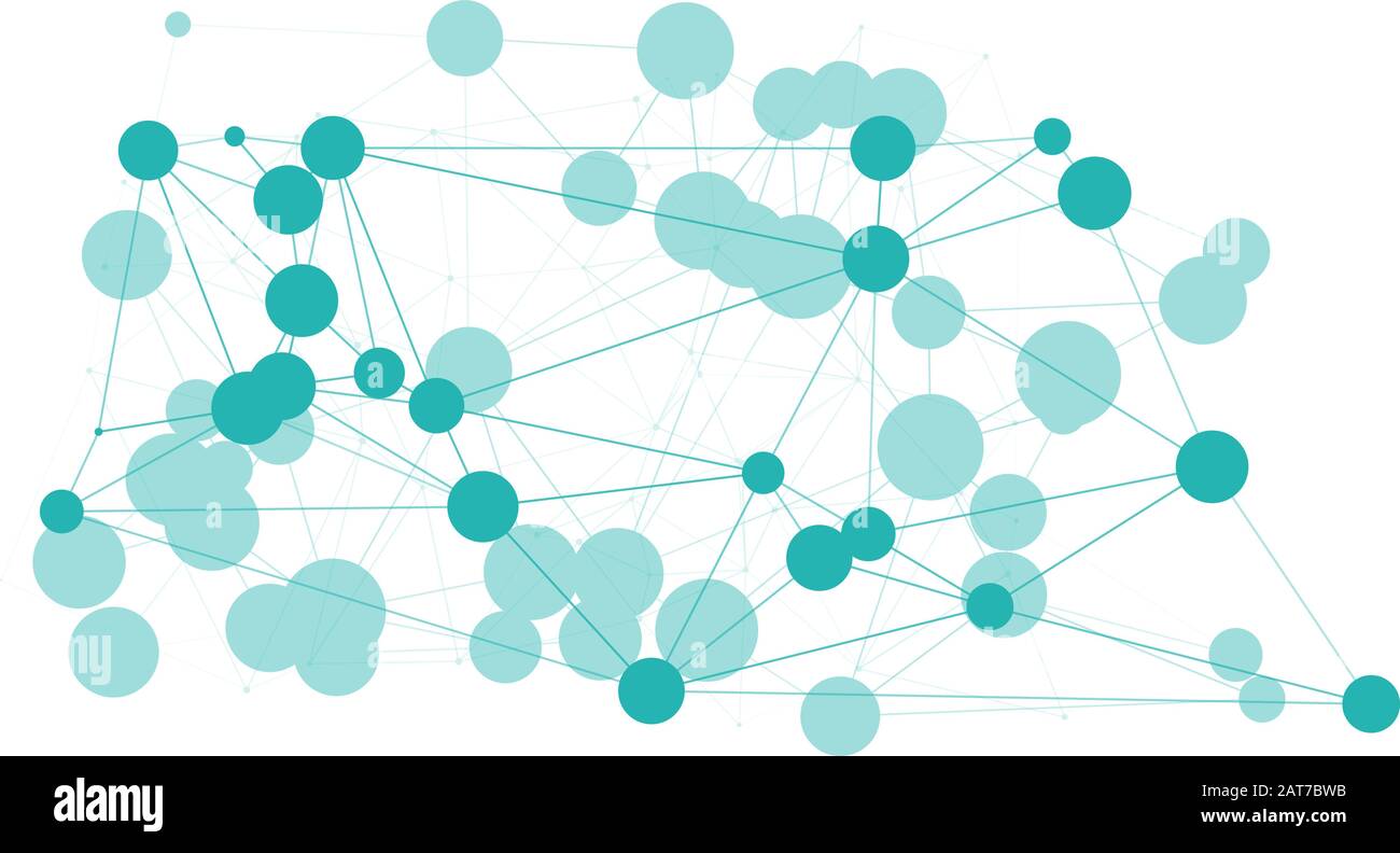Connecting geometric chaos layout connections algorithm, circles ...