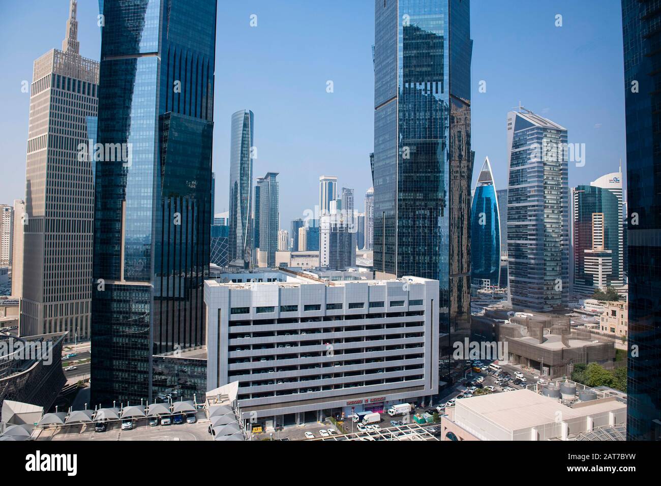 Doha, Katar. 30th Sep, 2019. View from the Al Bidda Tower into the city ...
