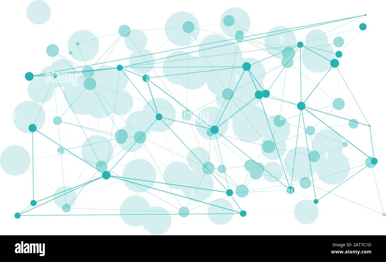 Geometric algorithm shapes presentation, molecule green innovation ...