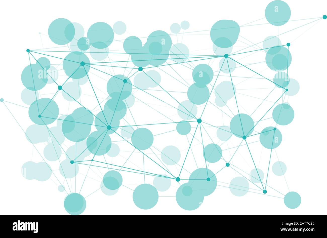 Connecting shapes Cut Out Stock Images & Pictures - Alamy