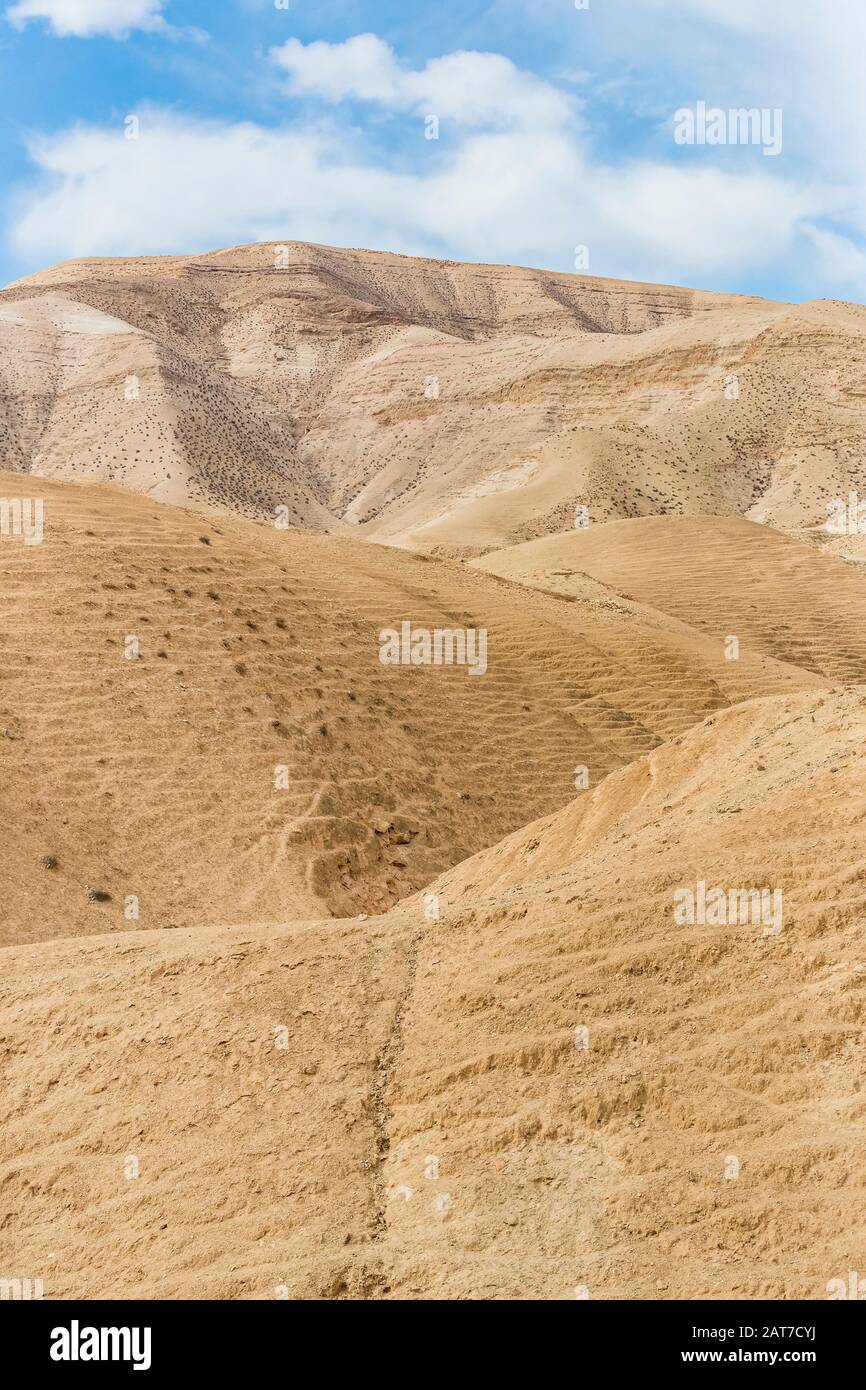 Landscape desert of Israel is the lowest point on the planet Stock ...