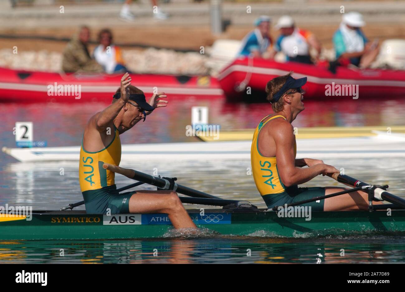 20040828 Olympic Games Athens Greece [Olympic Rowing Regatta] Lake ...