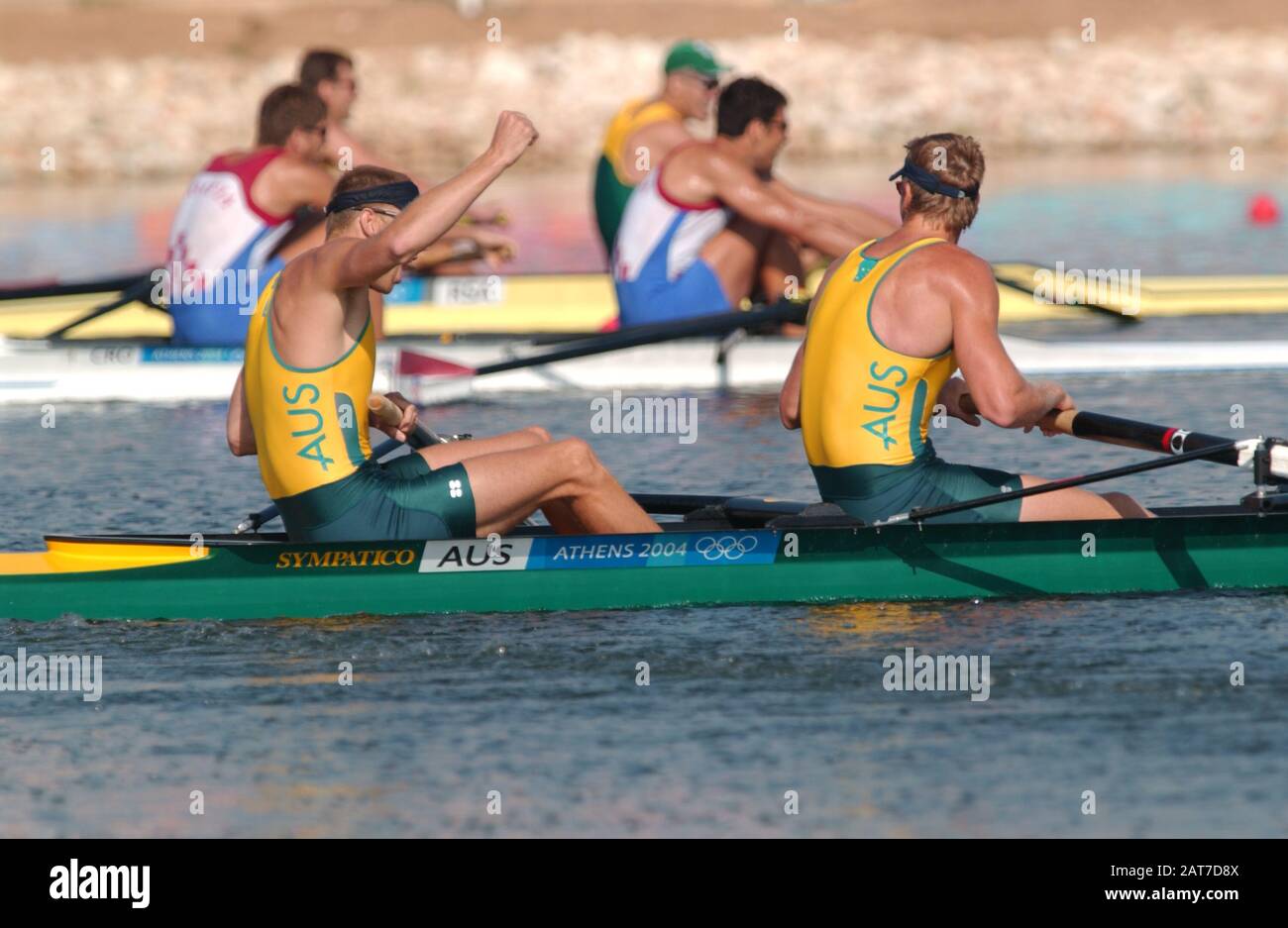 20040828 Olympic Games Athens Greece [Olympic Rowing Regatta] Lake ...
