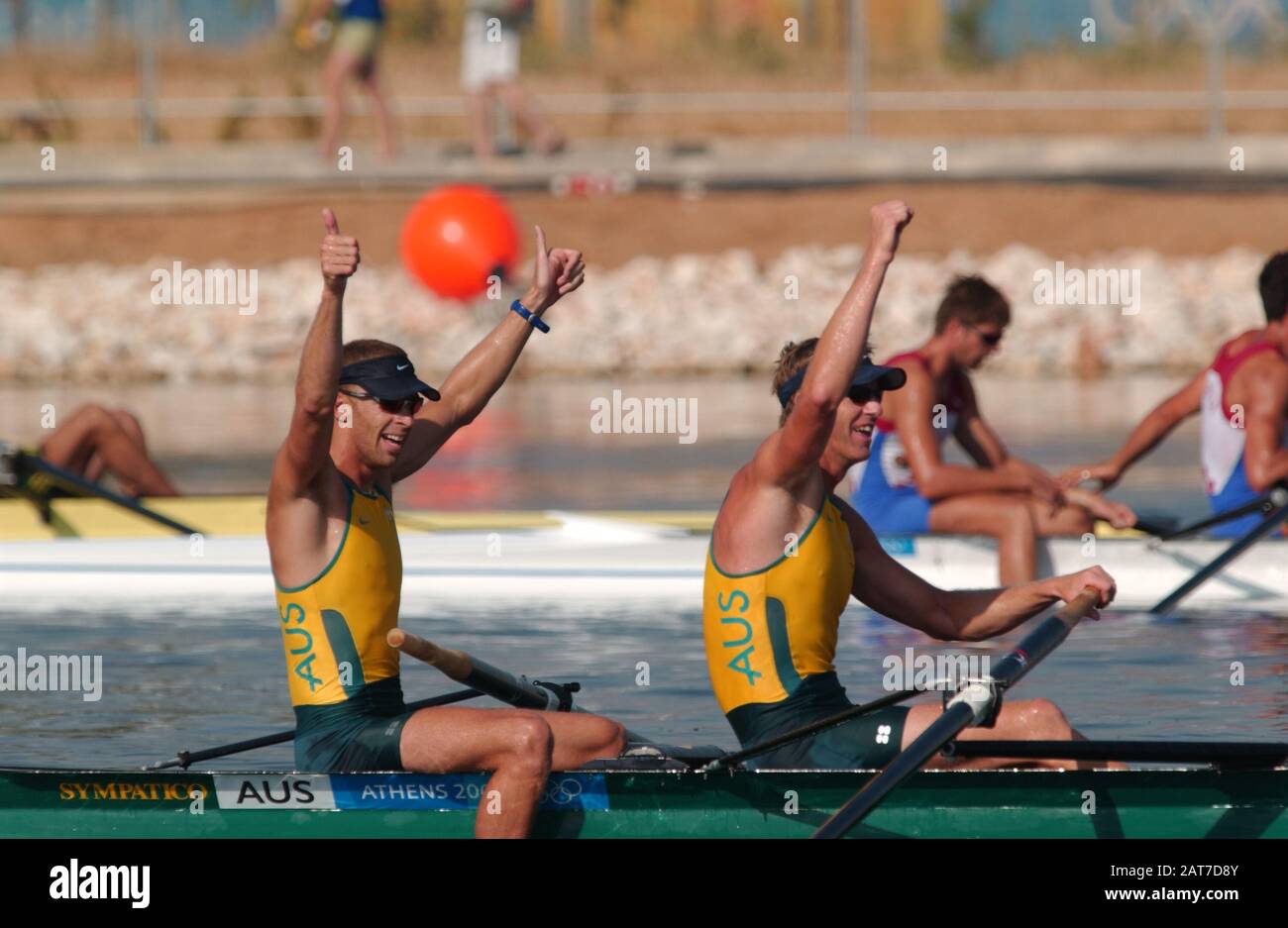 20040828 Olympic Games Athens Greece [Olympic Rowing Regatta] Lake ...