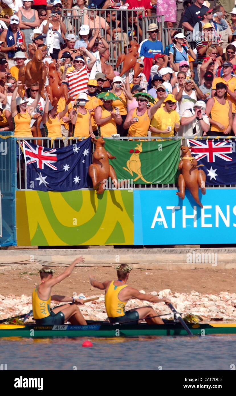 20040828 Olympic Games Athens Greece [Olympic Rowing Regatta] Lake ...