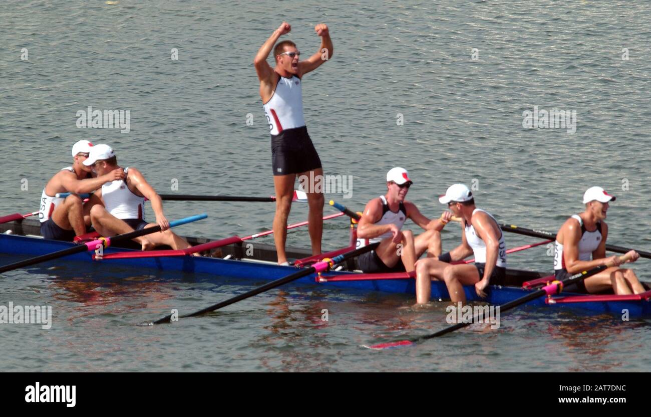 20040822 Olympic Games Athens Greece [Rowing-Sun Finals day] Lake ...