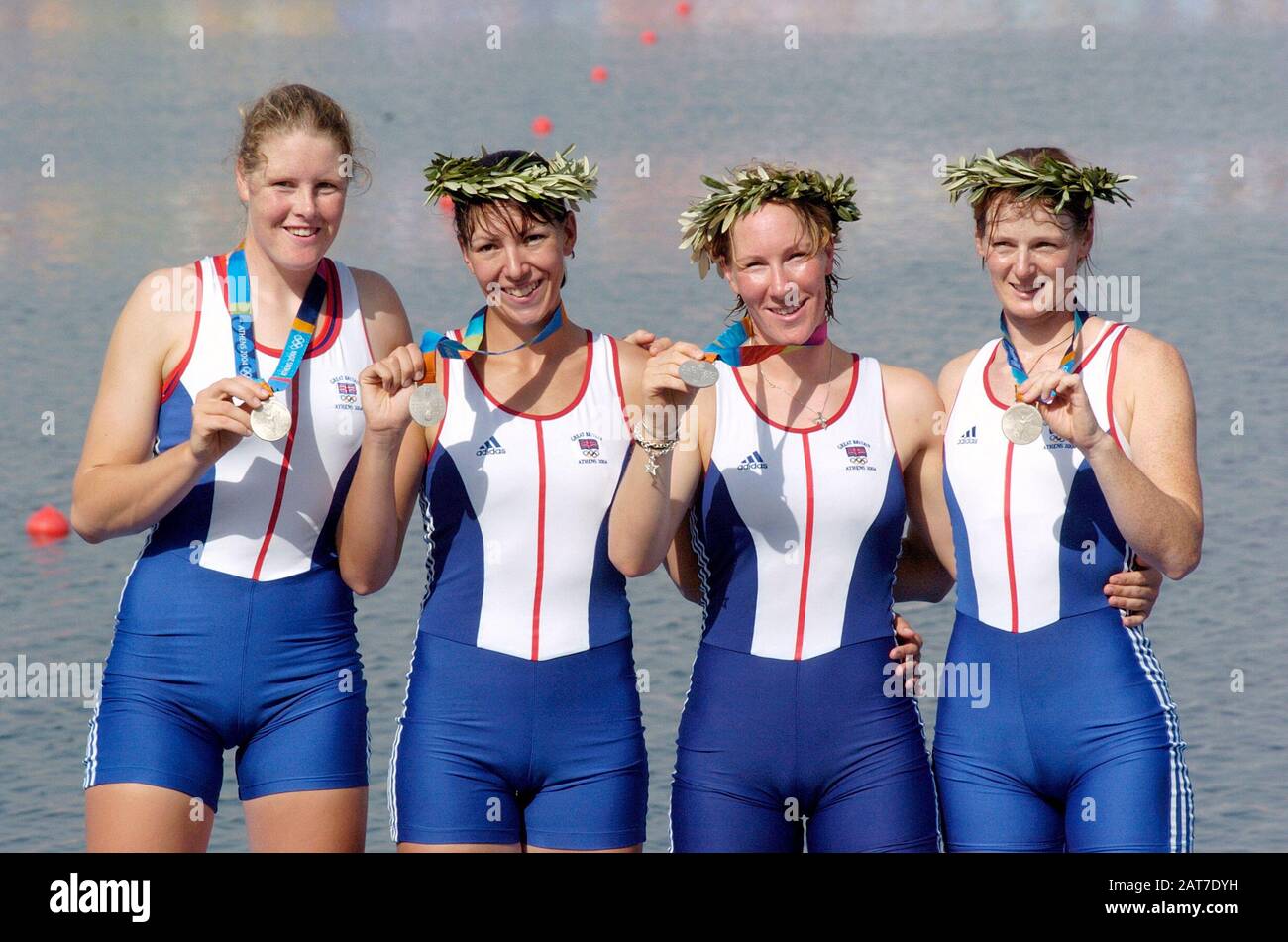 Olympic Games, Athens, GREECE [Rowing-Sun Finals day] Lake Schinias ...