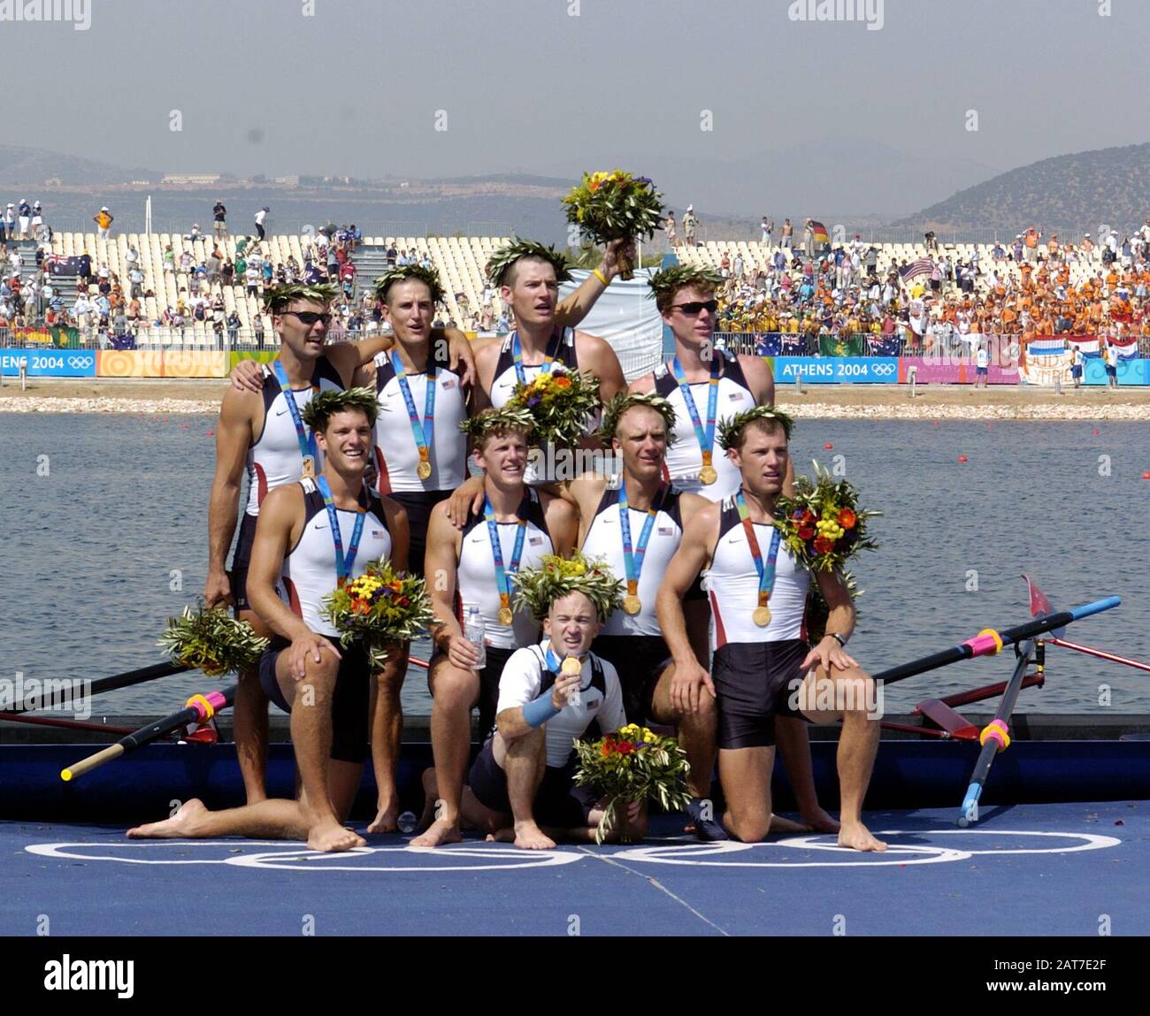 20040822 Olympic Games Athens Greece [Rowing-Sun Finals day] Lake ...