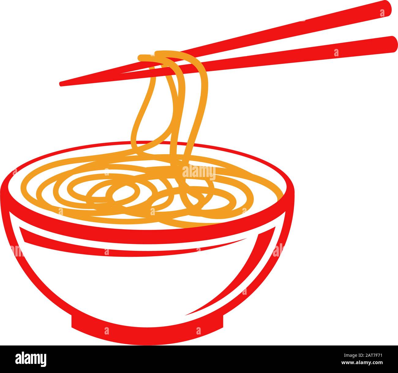 Noodles food sign symbol illustration design template Stock Vector ...