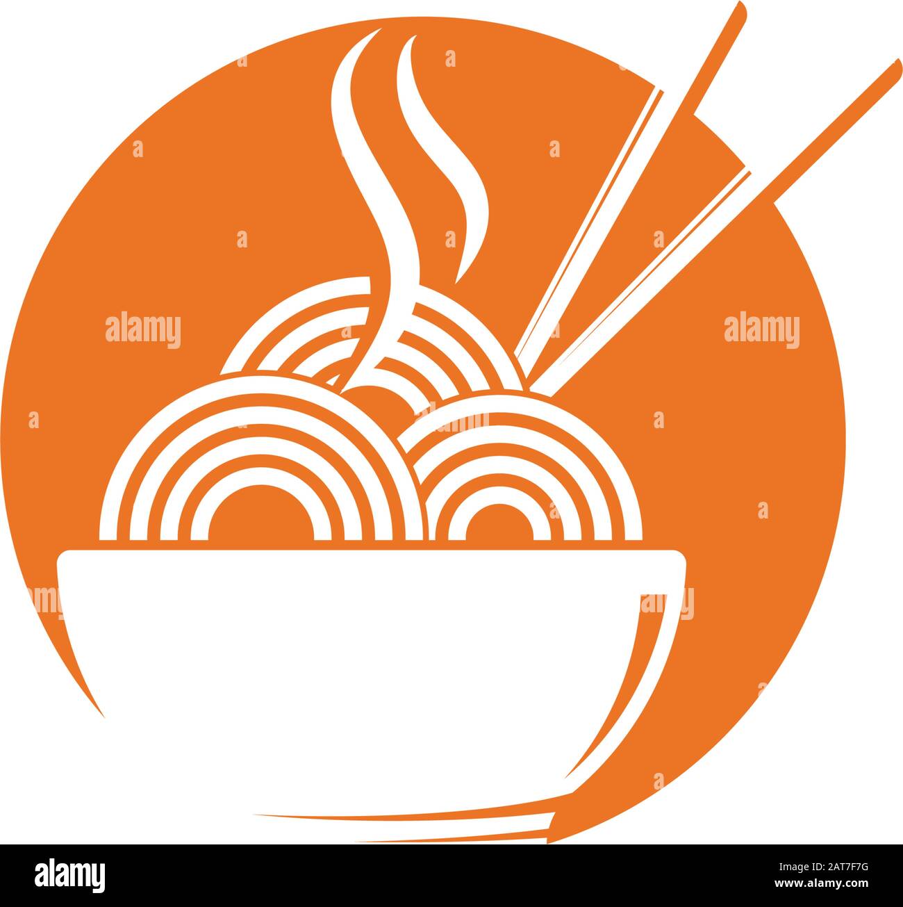 Noodles food sign symbol illustration design template Stock Vector ...