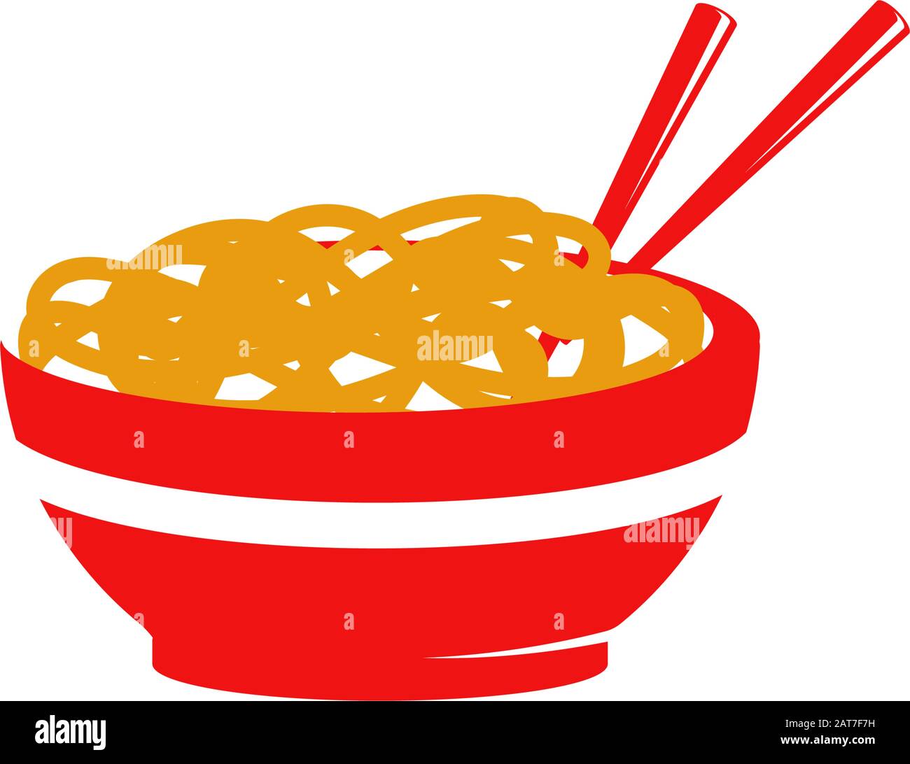 Noodles food sign symbol illustration design template Stock Vector ...