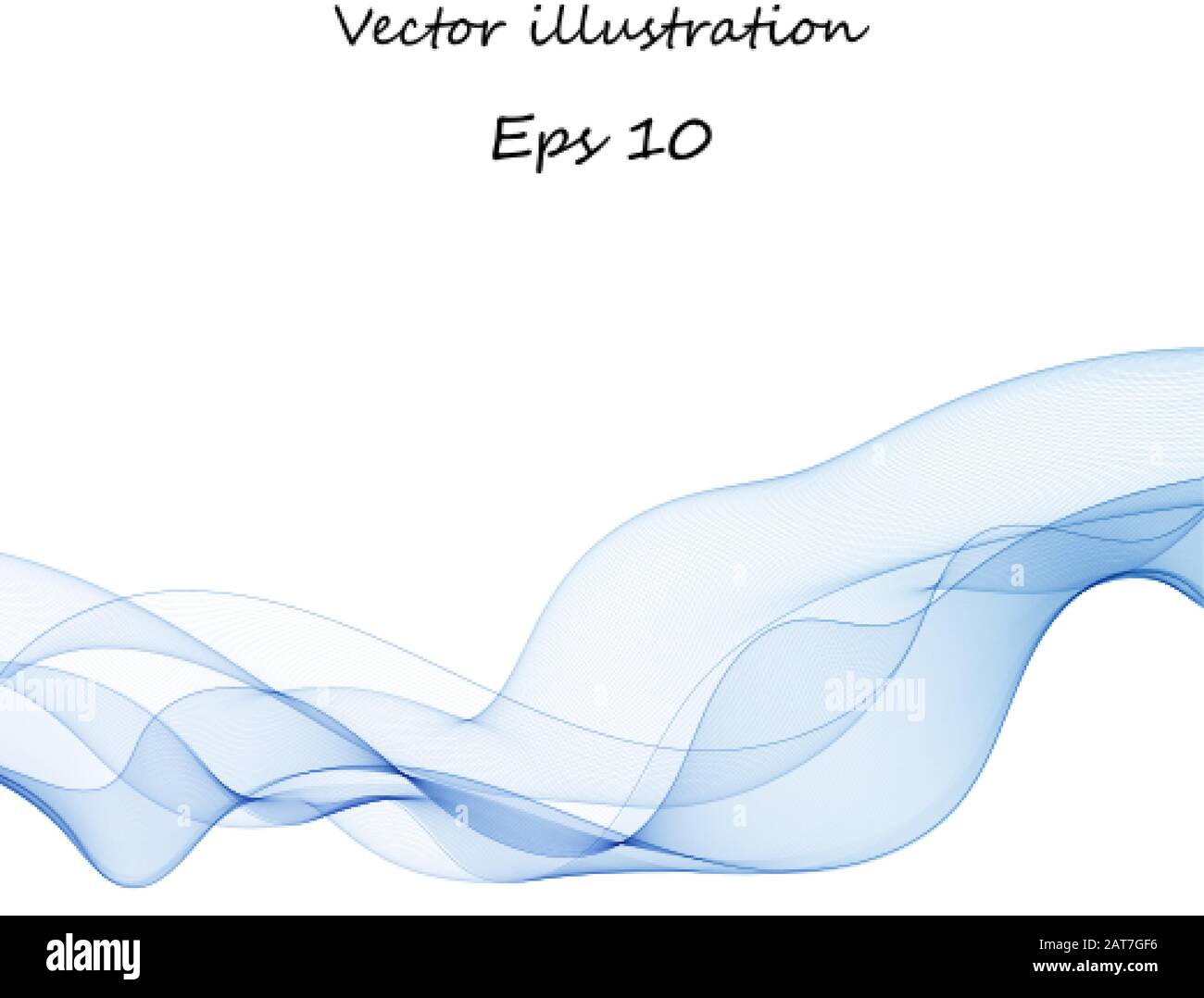 Abstract blue wave. vector curves Stock Vector Image & Art - Alamy