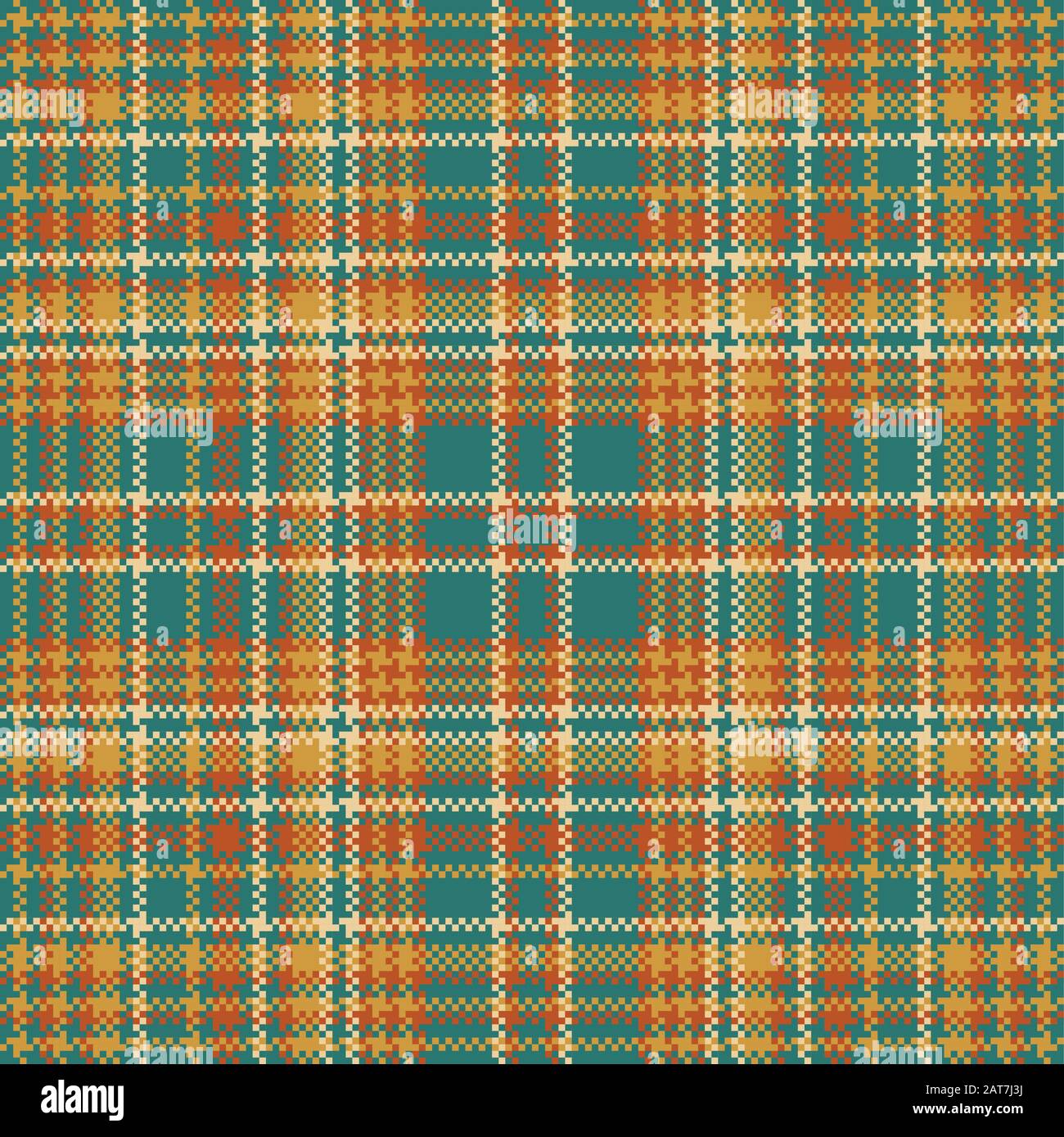 Tartan plaid pattern seamless. Print fabric texture. Check vector ...