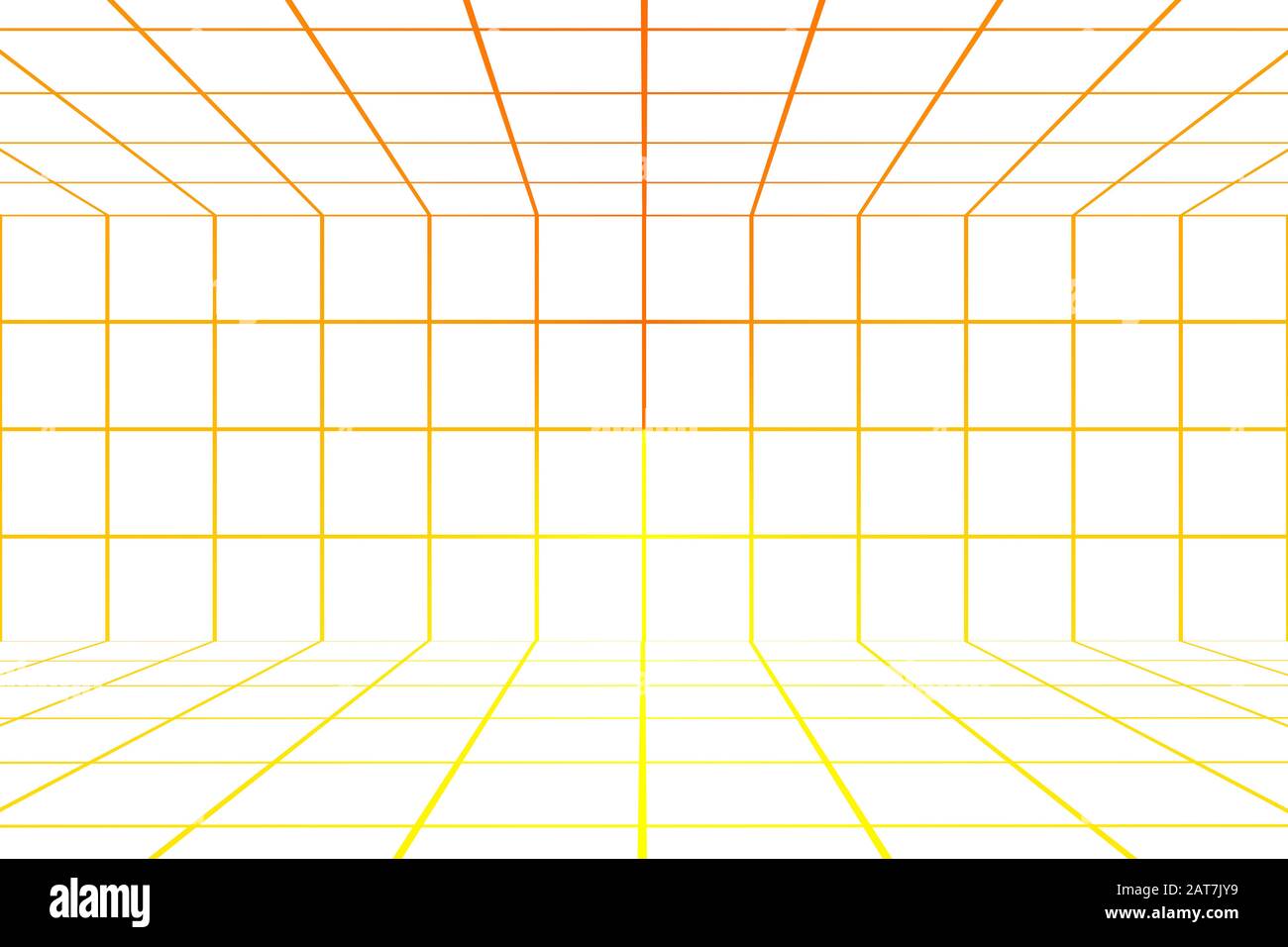 A background with colored lines inside a box, Illustration Stock Photo ...