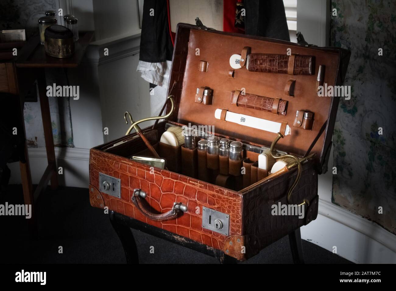 Baron Milo Talbot Toiletries in Malahide Castle Stock Photo - Alamy