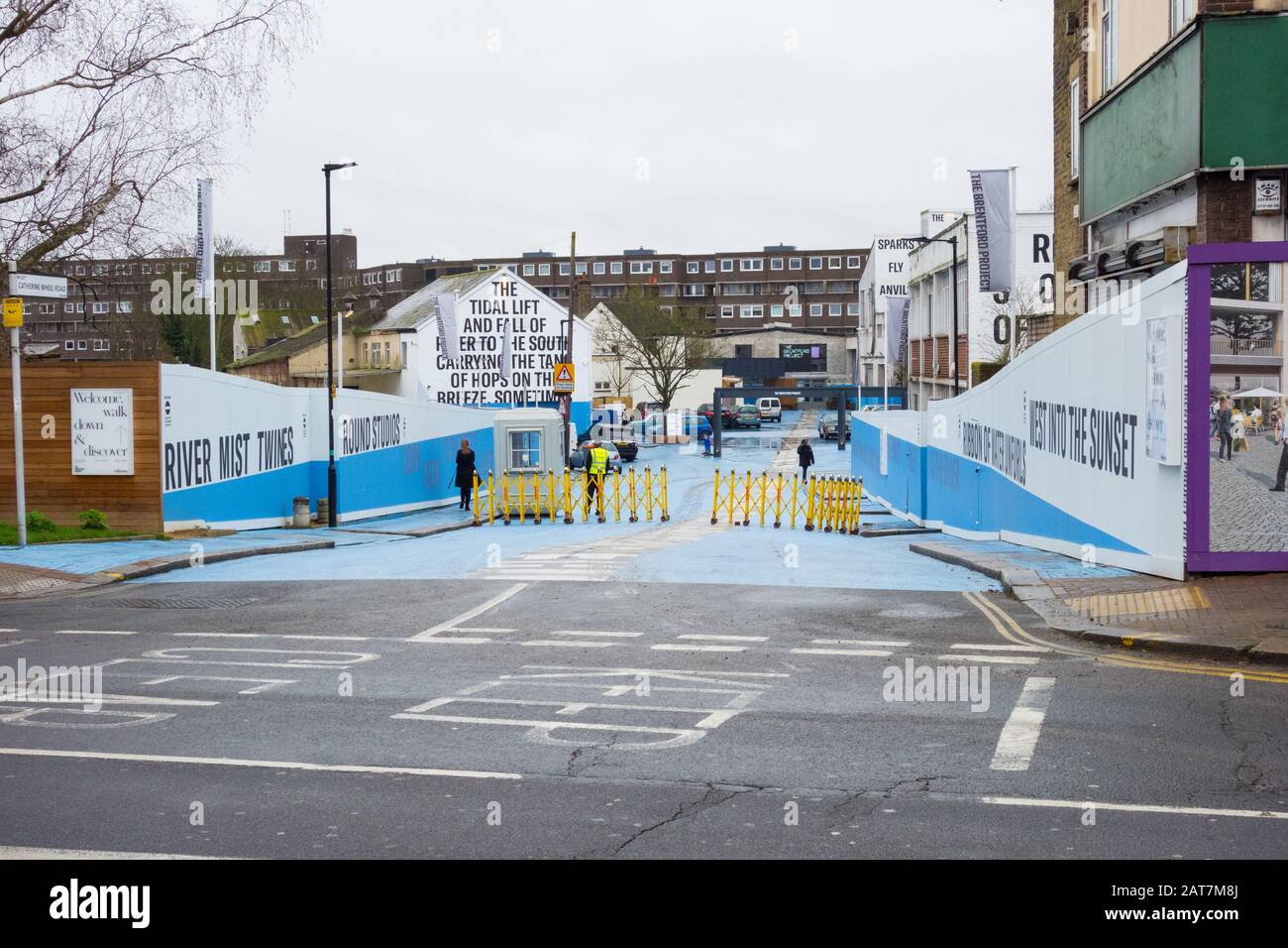 Huw Morgan's art installation as part of Ballymore's The Brentford ...