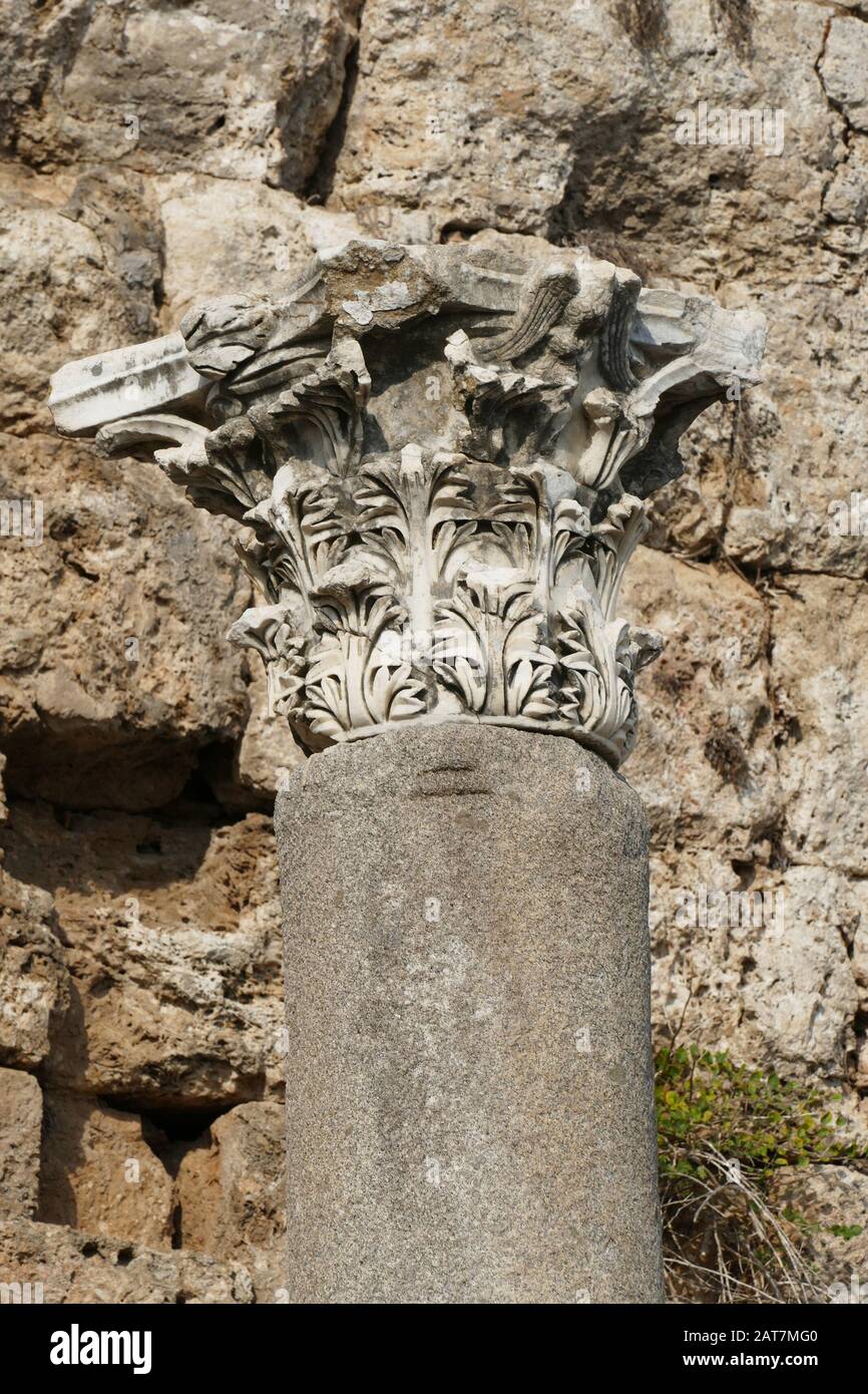Roman baths at Perge, Turkey Stock Photo - Alamy