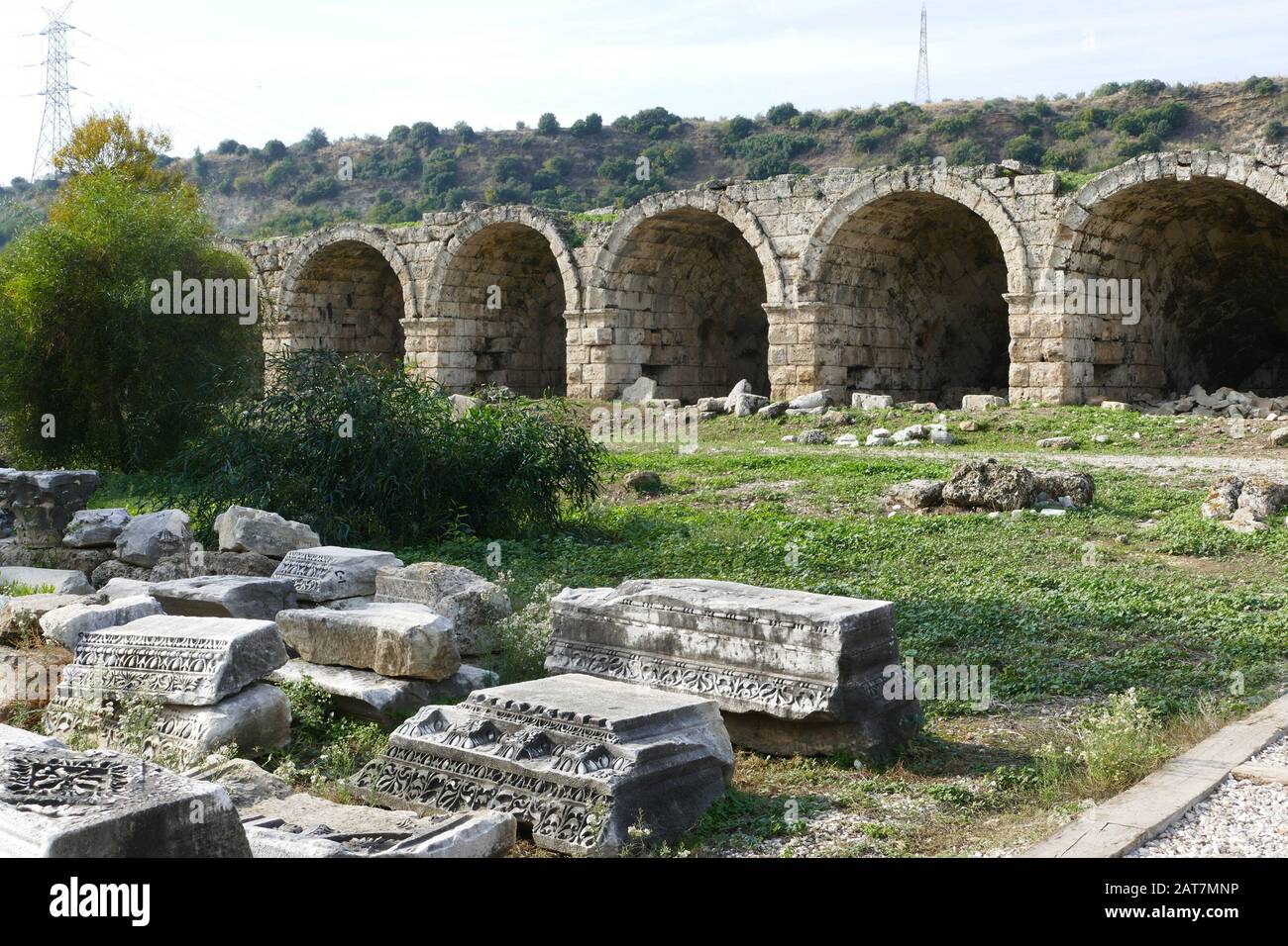 Ancient city of Perge Stock Photo - Alamy