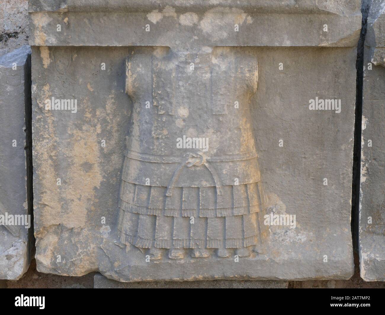 Ruins at Side, Turkey showing carved stone blocks Stock Photo - Alamy