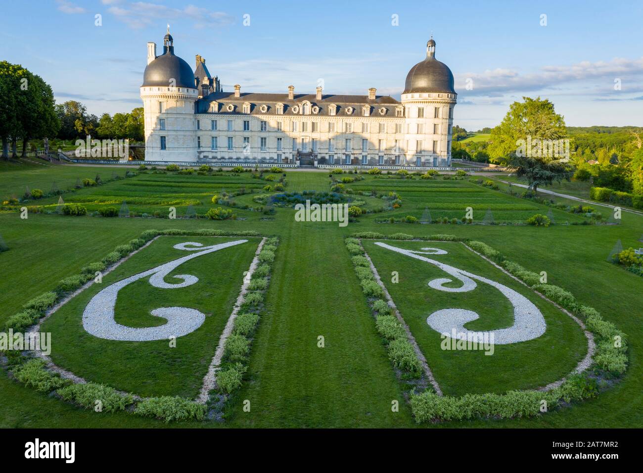 France, Indre, Berry, Valencay, Chateau de Valencay Park and Gardens ...