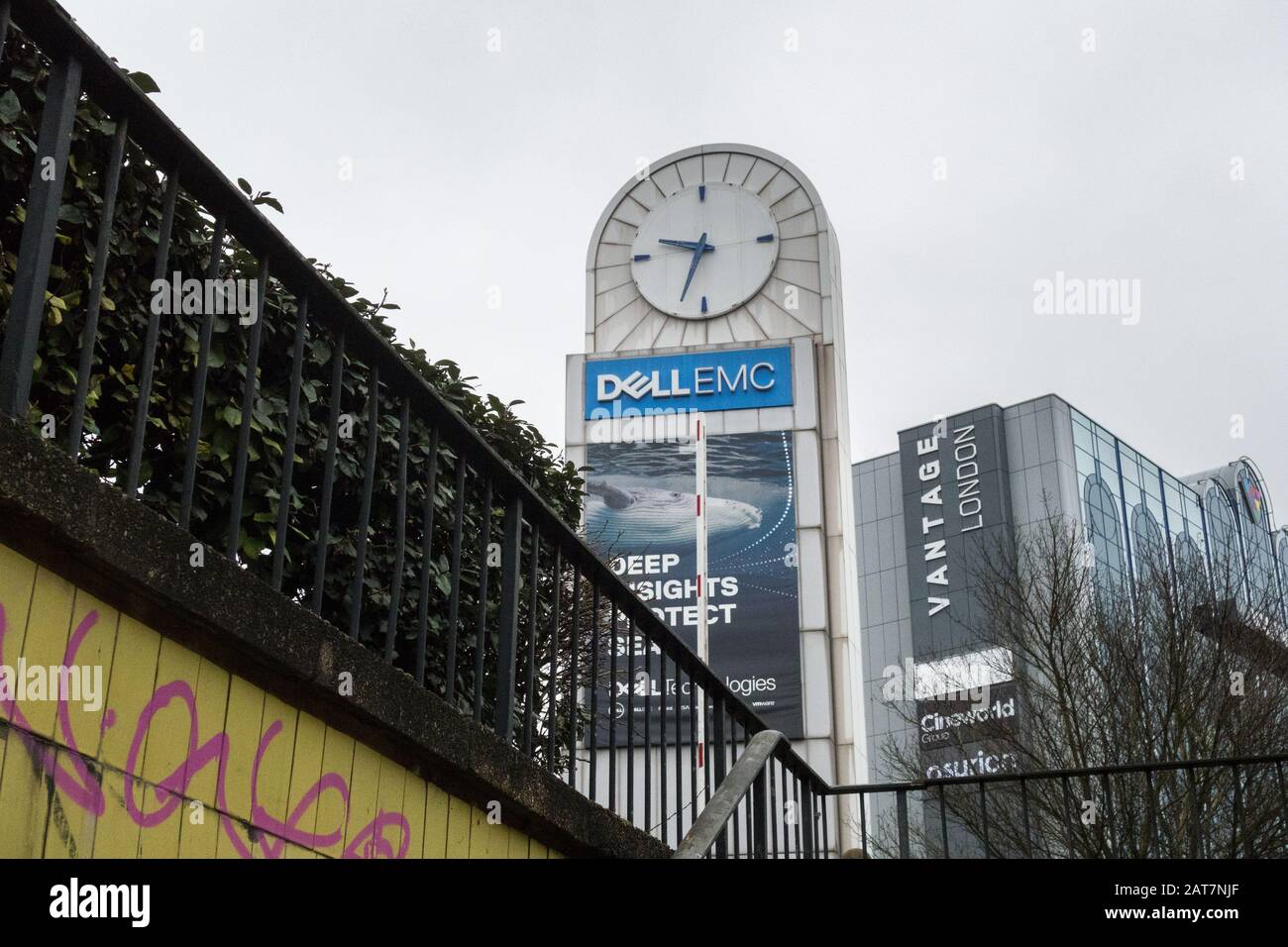 The iconic Dell Emc Tower, Great West Road, Brentford, London, TW8 ...