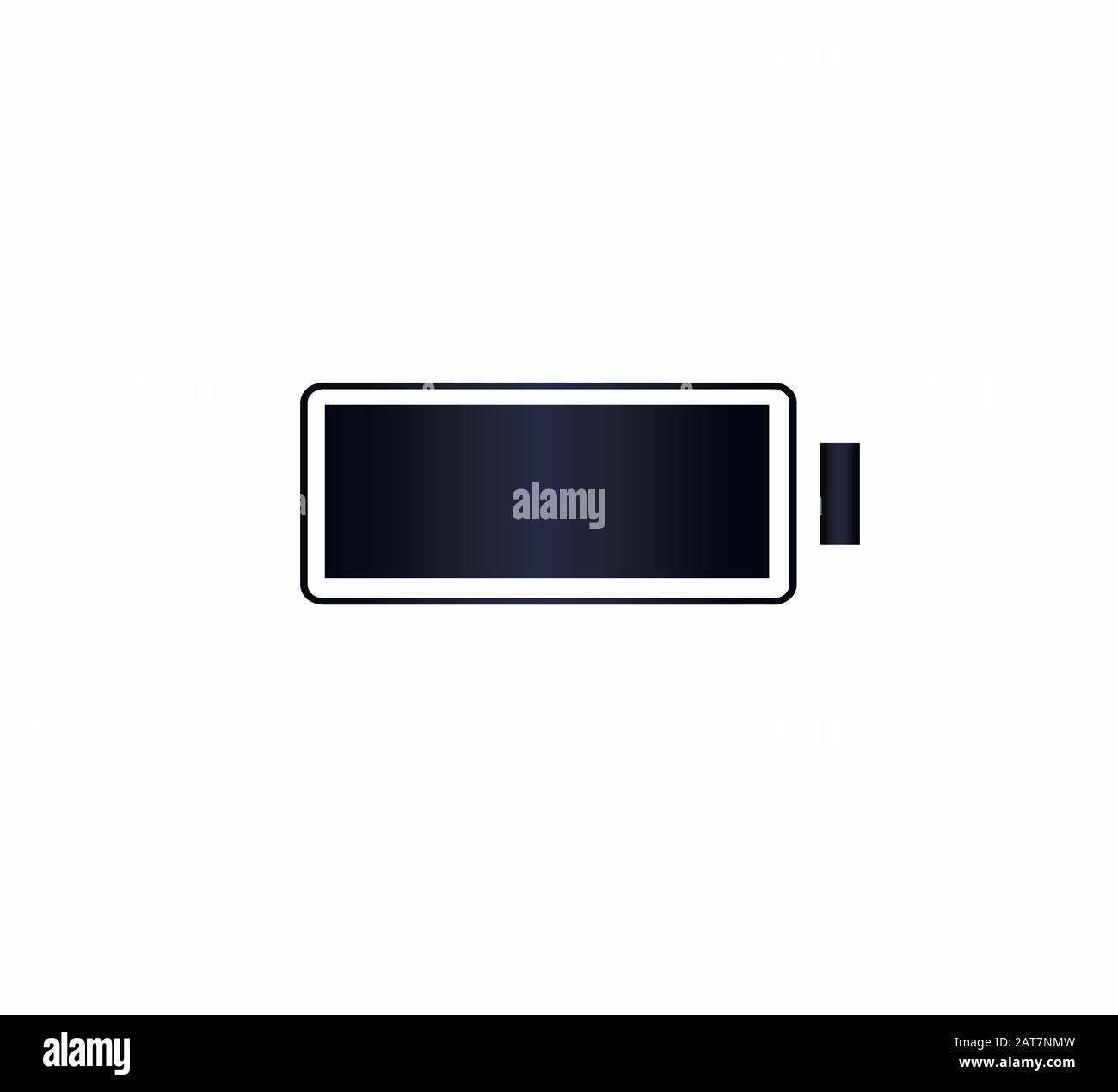 Icon full charge in battery. Vector icon for smartphone or web site ...