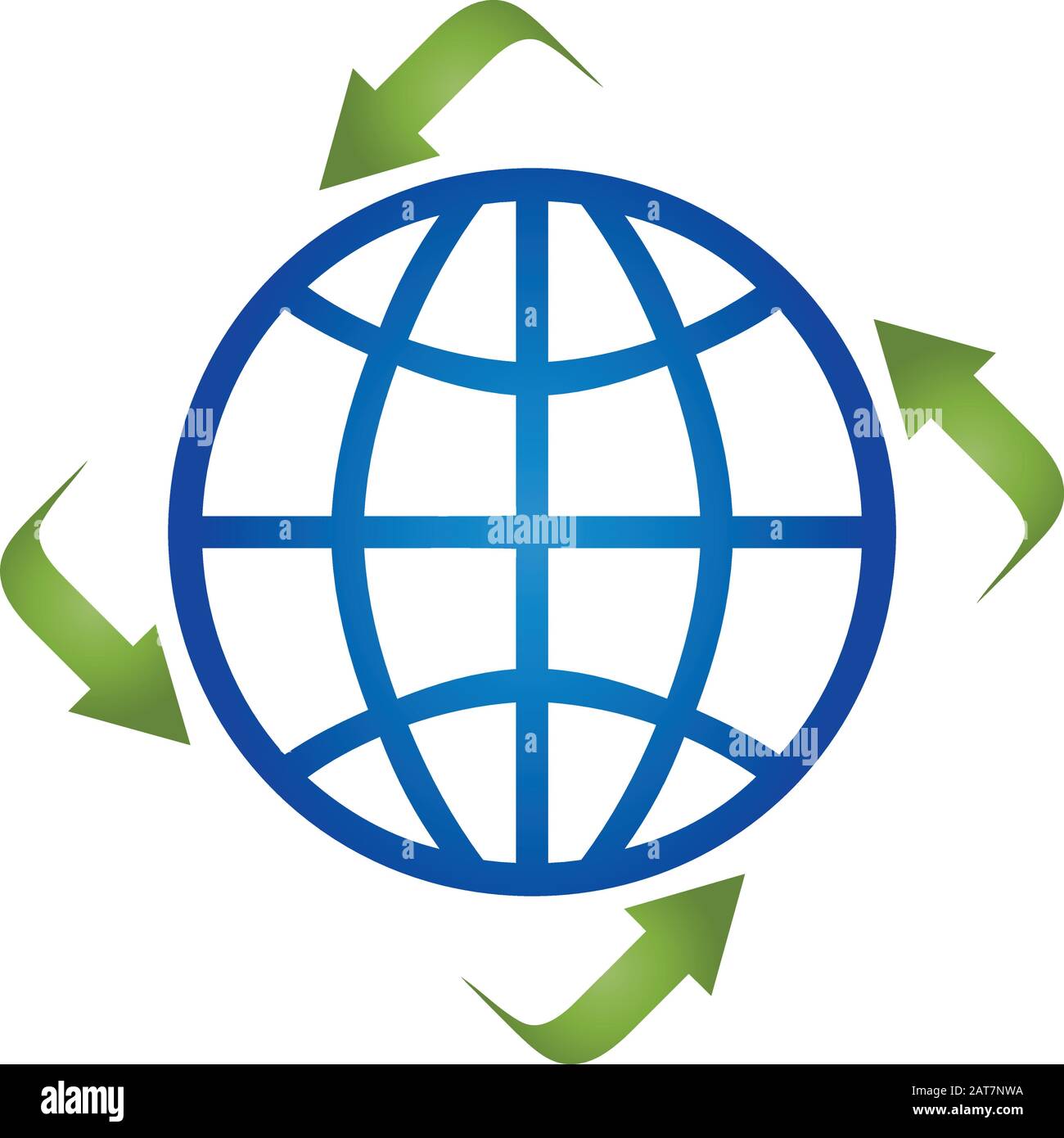 Globe, arrows, logistics, logo Stock Vector Image & Art - Alamy