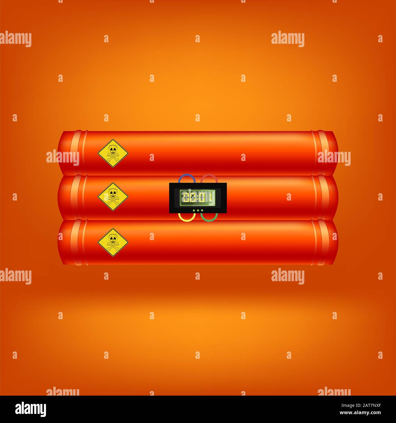 Tnt dynamite red bomb timer hi-res stock photography and images - Alamy