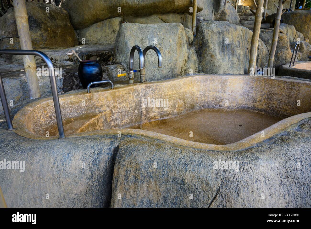 Bath for taking healing mineral and mud baths in a mineral spring I ...
