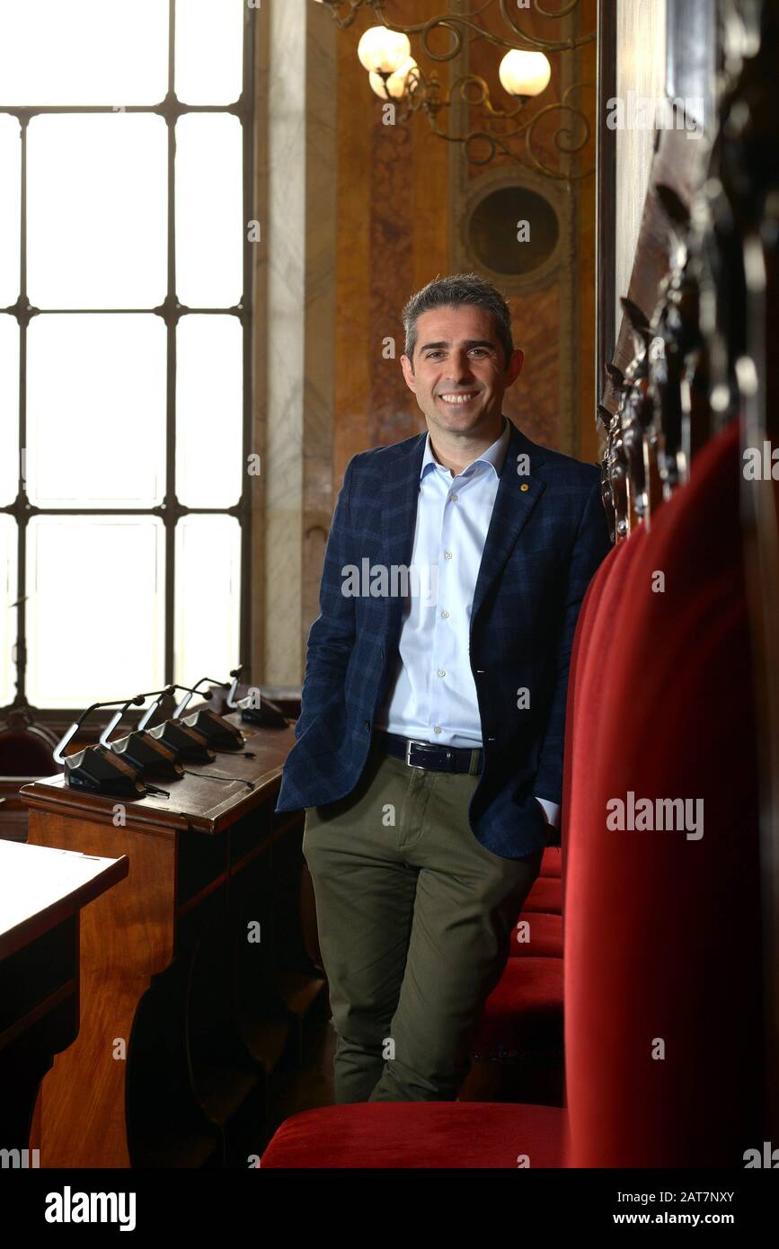 Parma Mayor Federico Pizzarotti portrait Photo © Sandro Michahelles ...