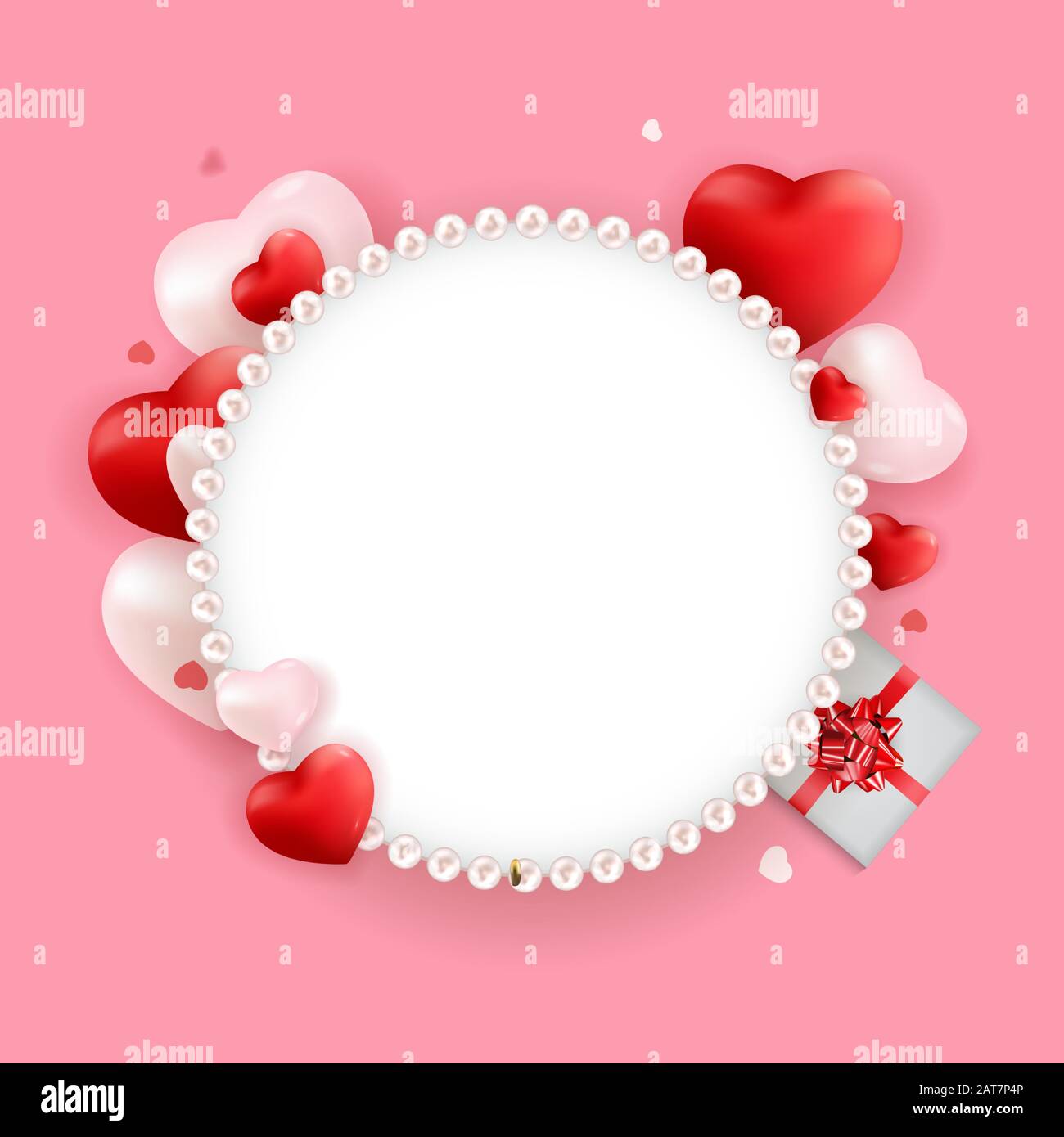 Valentine's Day Love and Feelings Background Design. Vector ...