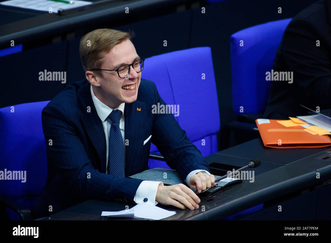 Berlin, Germany. 31st Jan, 2020. Philipp Amthor (CDU), member of the ...