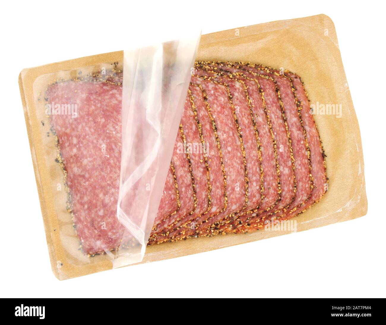 Packet of salami isolated hi-res stock photography and images - Alamy