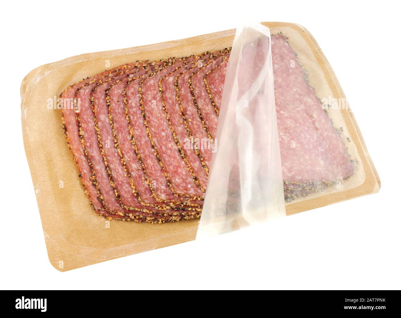 Packet of salami isolated hi-res stock photography and images - Alamy