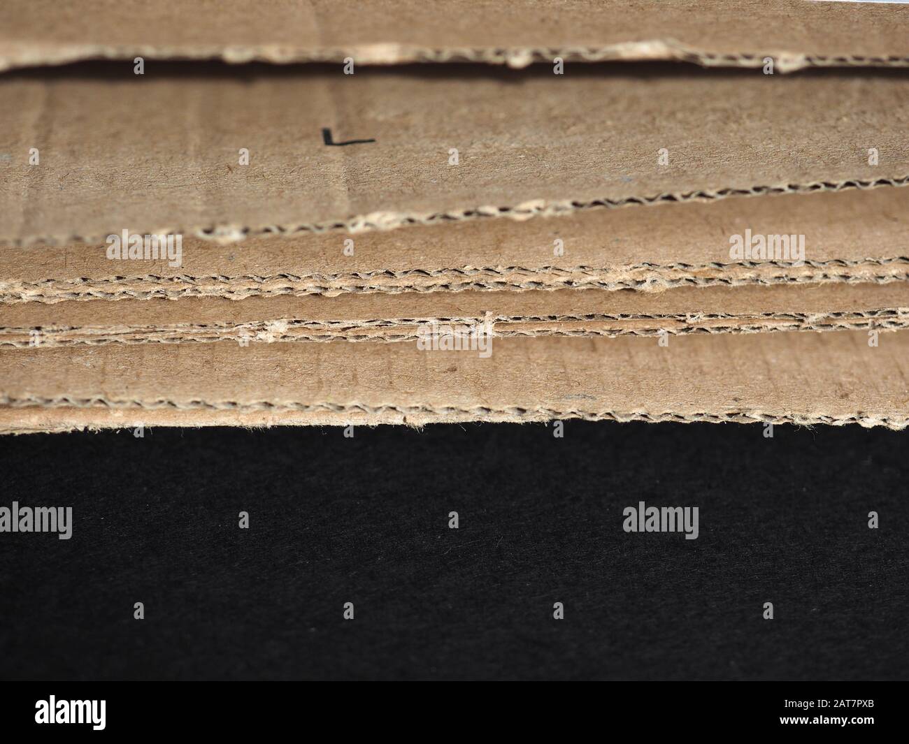 brown corrugated cardboard box for small packet parcel Stock Photo - Alamy