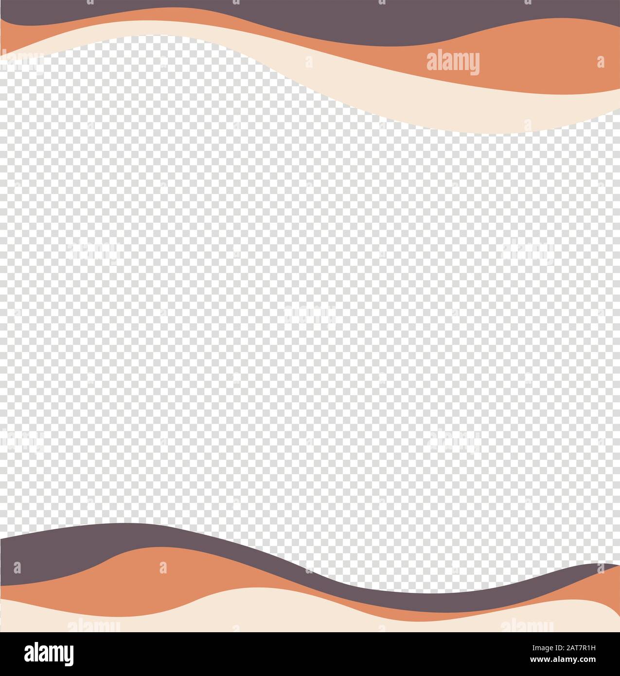 Wavy decorative frame Stock Vector Images - Alamy