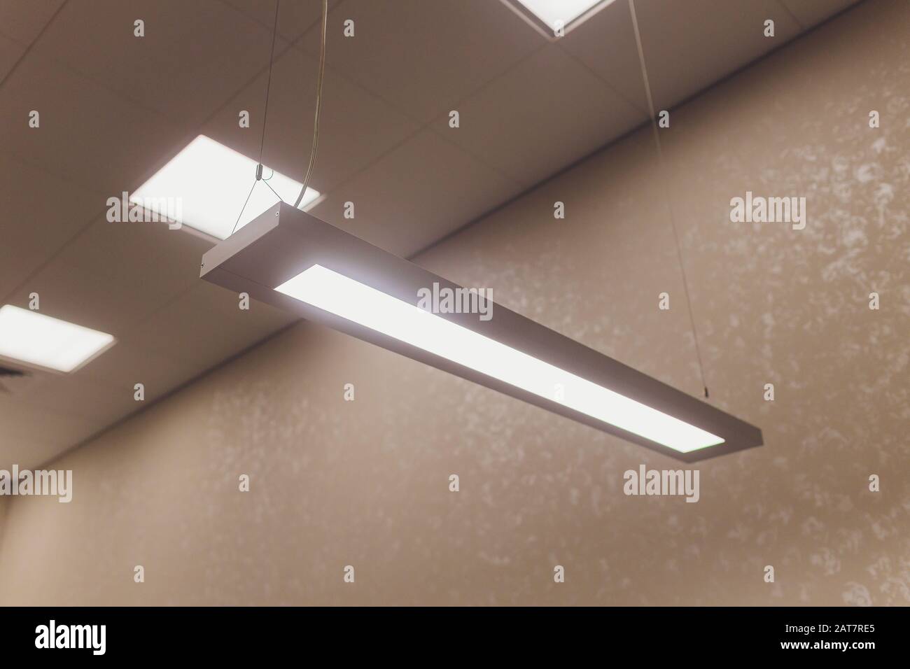 Design loft lamp with dim light and straight long line of beamDesign ...